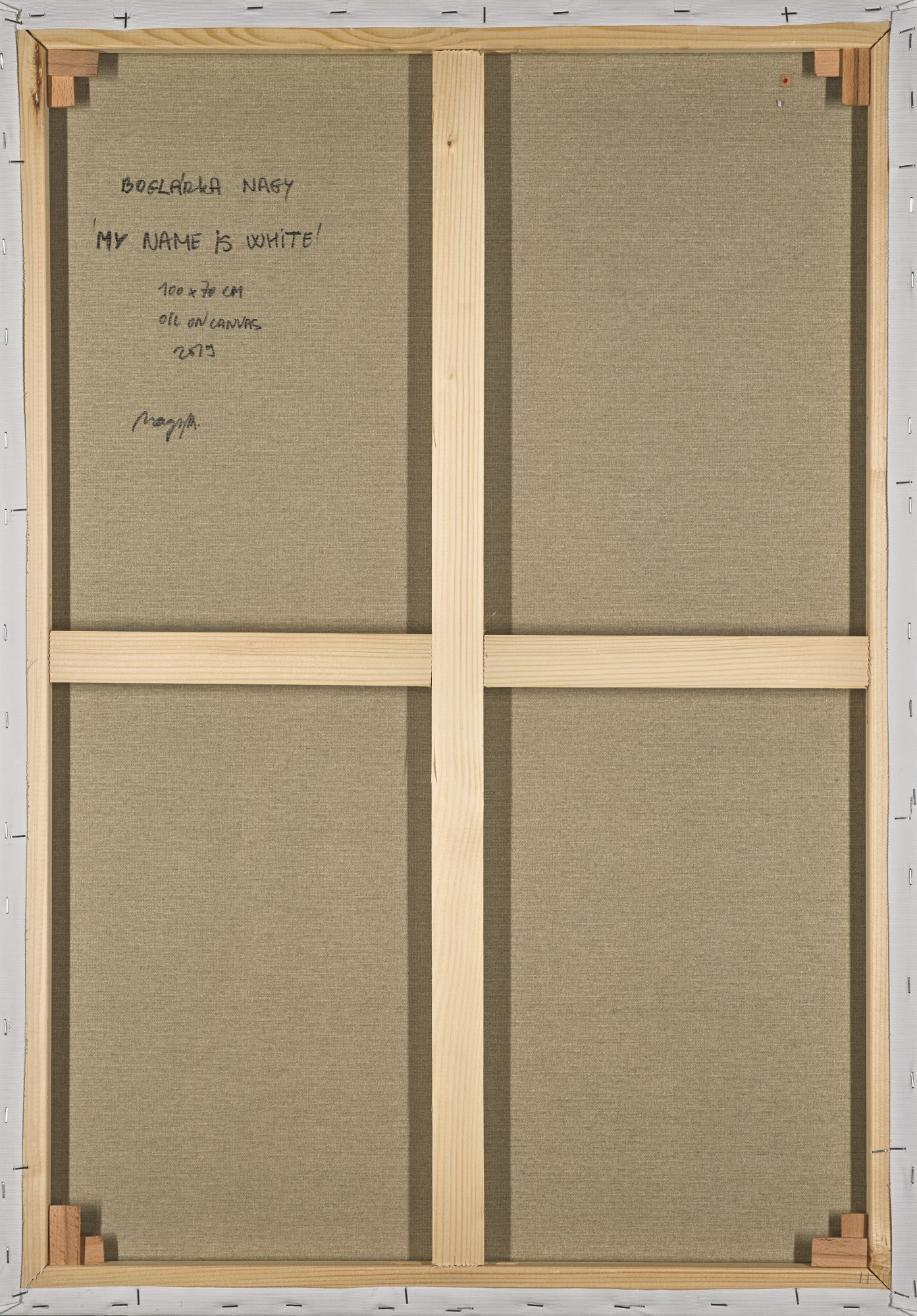 BOGLARKA NAGY | MY NAME IS WHITE | 20th Century Art: A Different ...