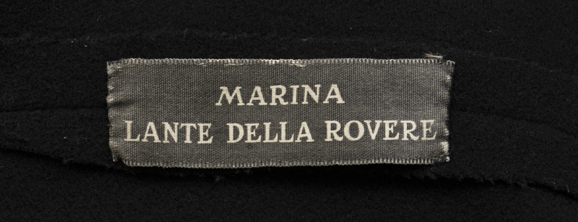 Marina Lante della Rovere, circa 1974, Long black wool cloak | Cape ...