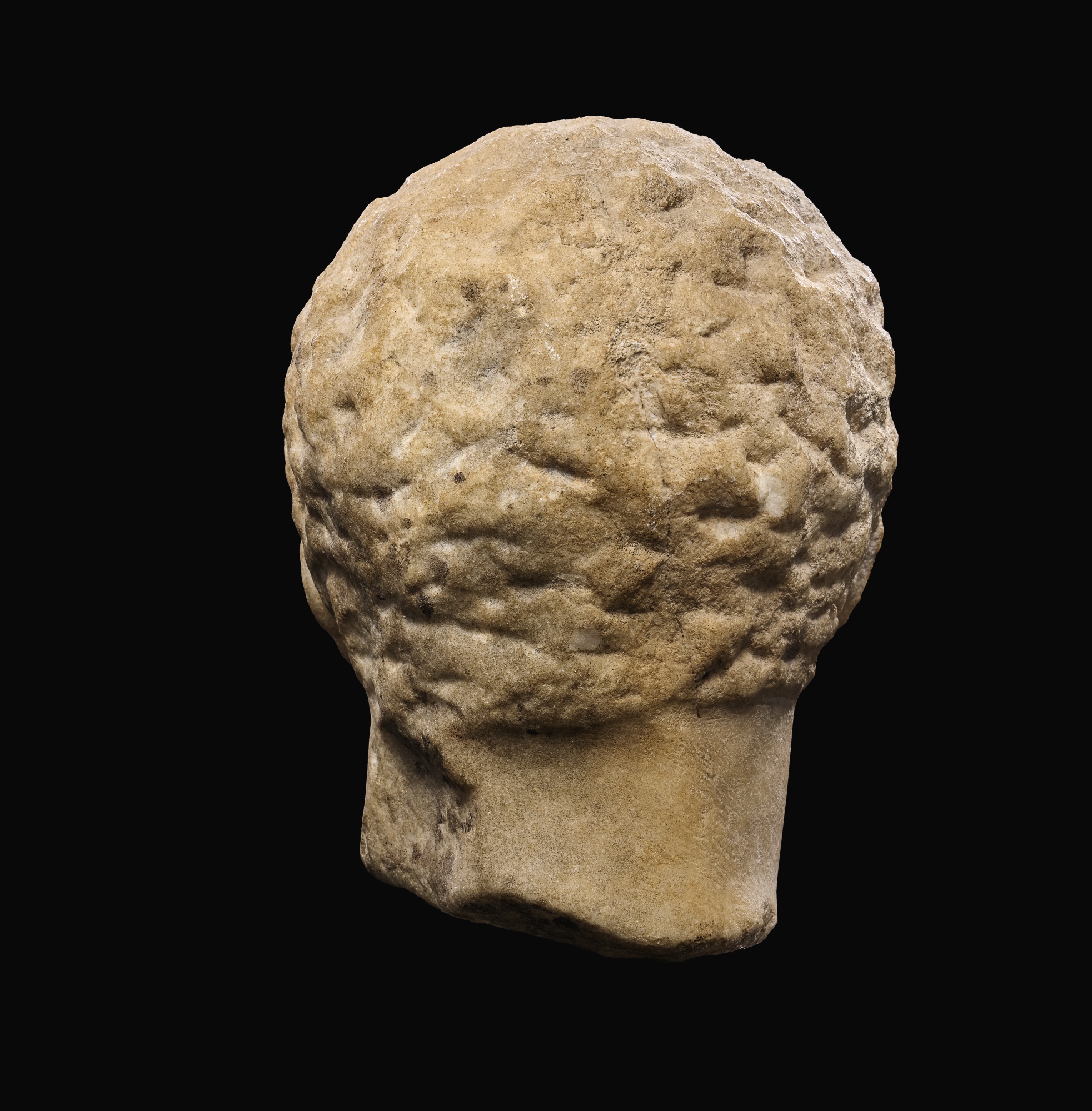 A GREEK MARBLE HEAD OF A YOUTH, 3RD QUARTER OF 4TH CENTURY B.C ...