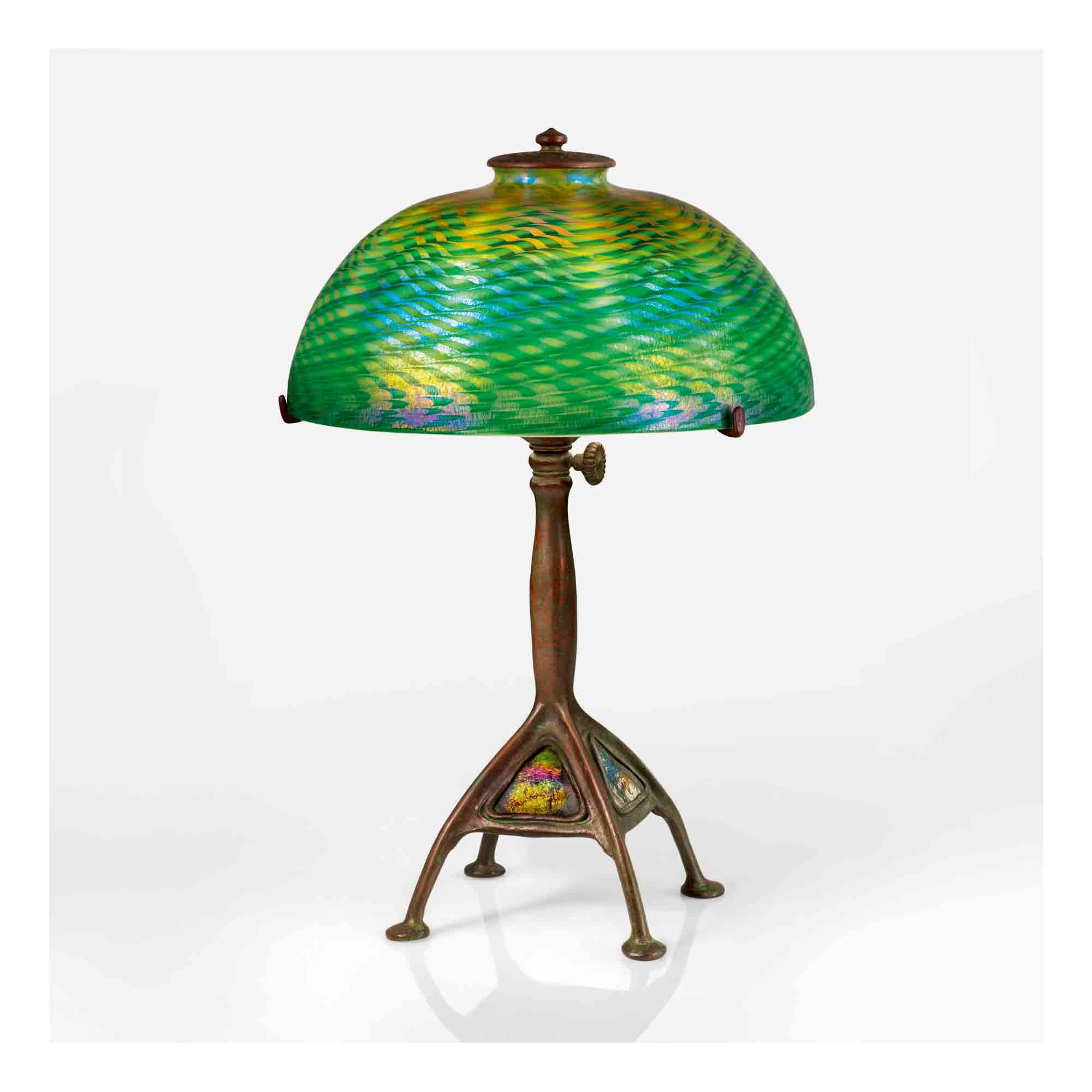 "Turtle-Back" Damascene Table Lamp | Dreaming in Glass: Masterworks by ...