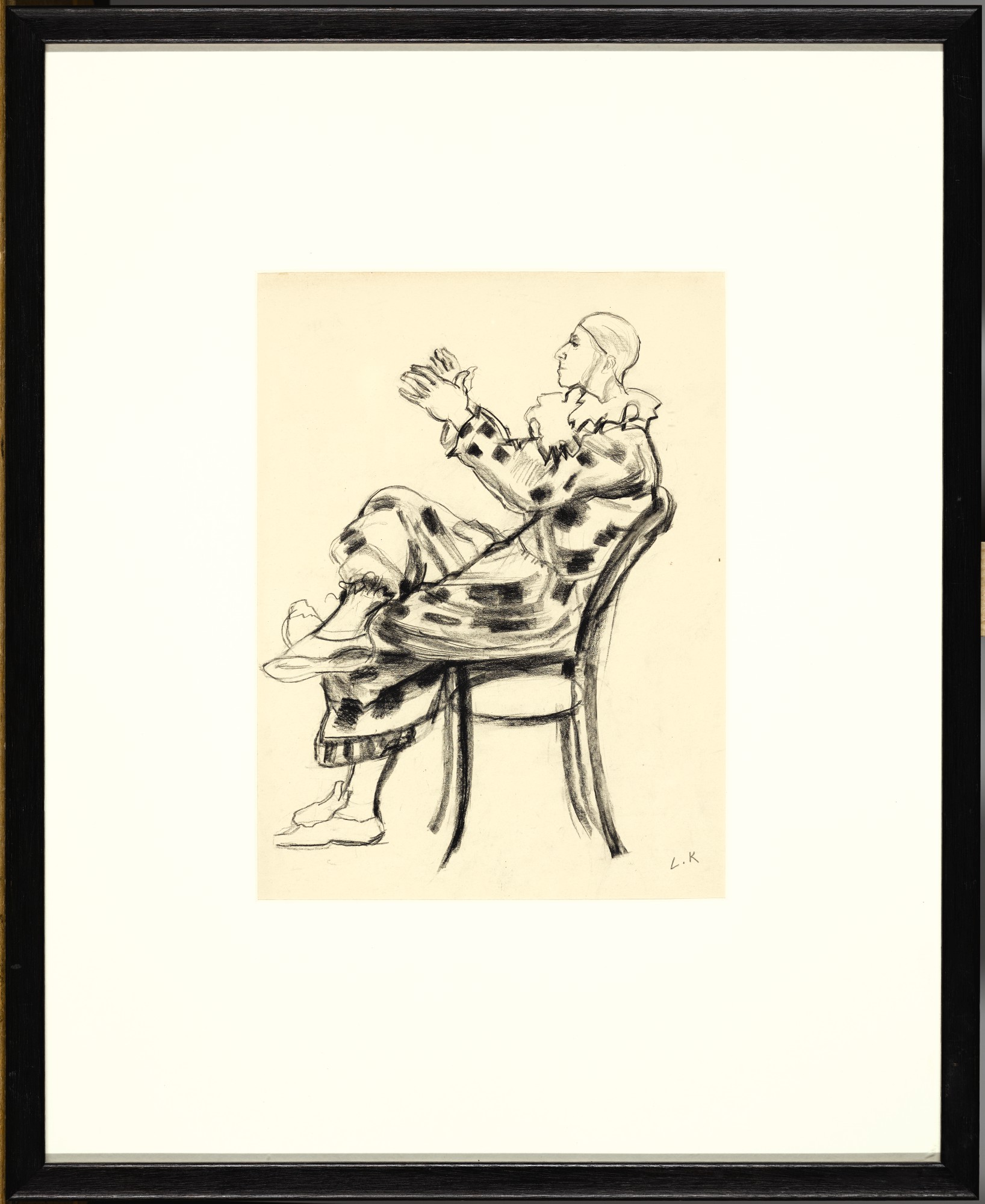 DAME LAURA KNIGHT, R.A., R.W.S. | My Model Hans; Acrobat and Clown ...