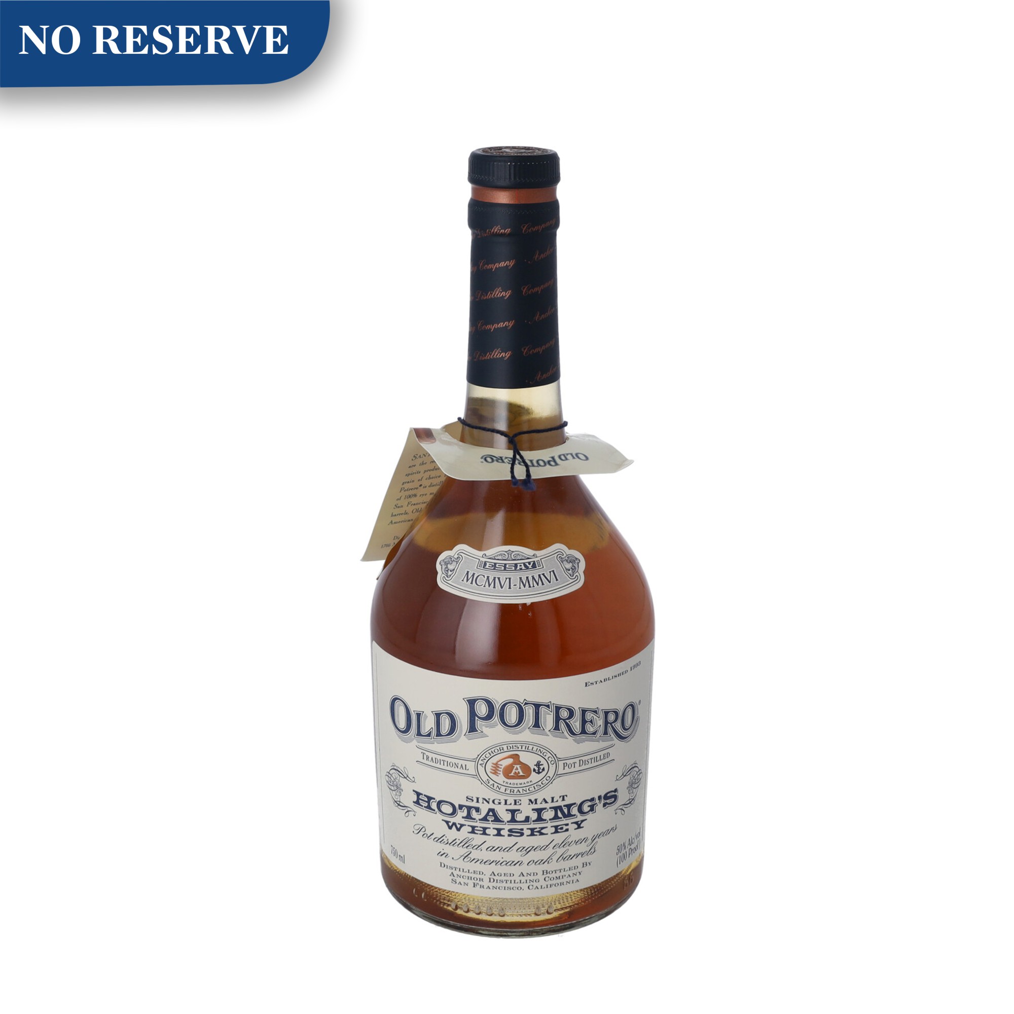 Old Potrero 11 Year Old 100 proof NV (1 BT75) | Rare Bourbon + Rye ...