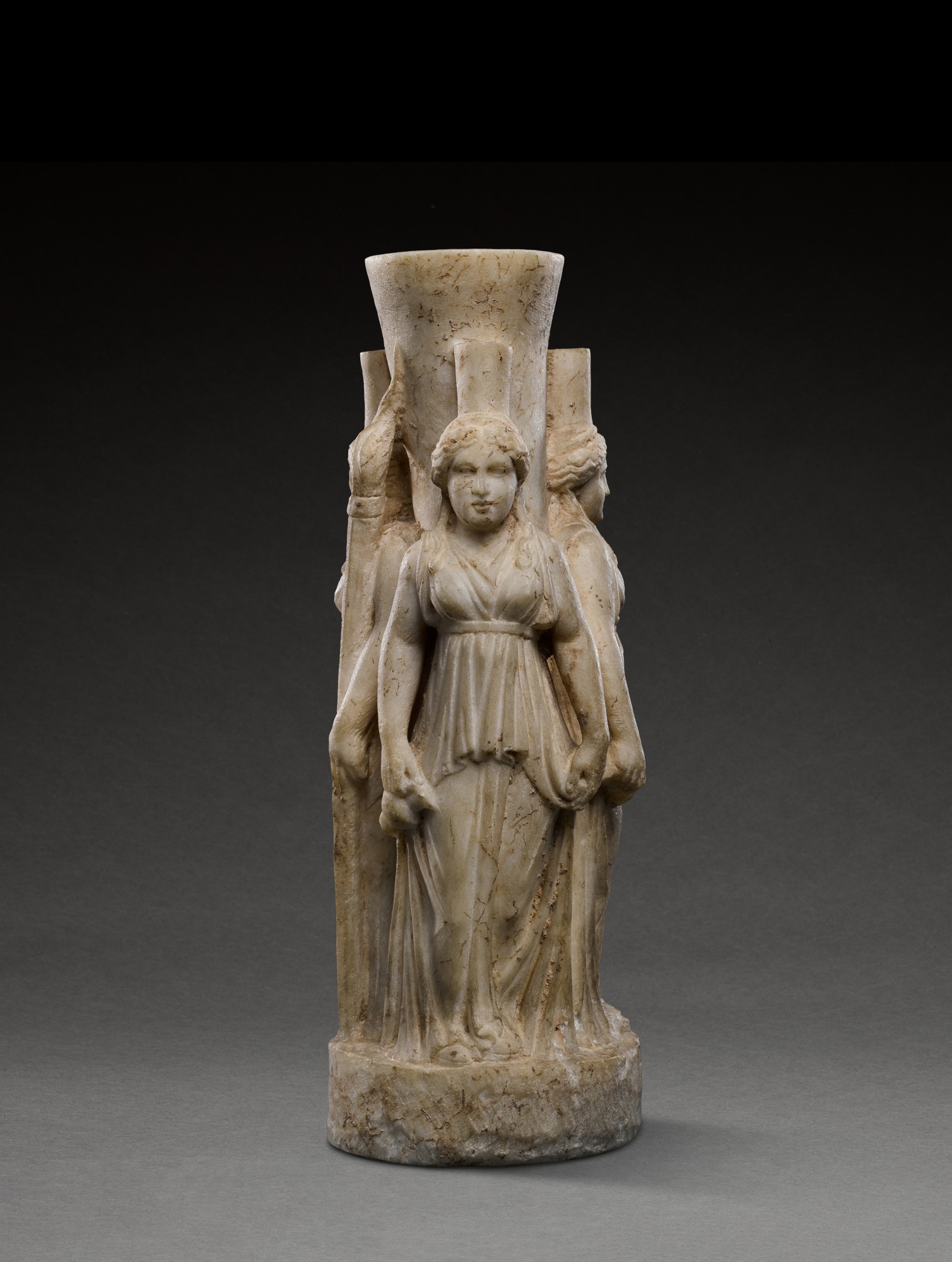 A Roman Marble Figure of Triple-bodied Hekate (Hekateion), 1st/2nd ...