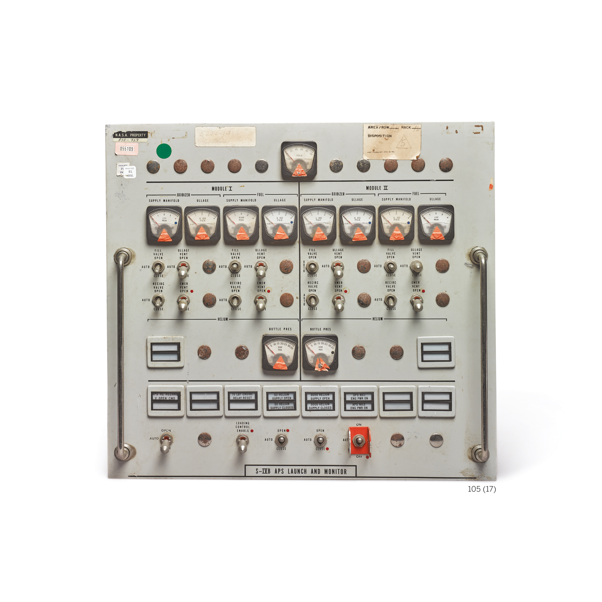 [APOLLO PROGRAM]. SATURN V & SATURN IB/ APOLLO FIRING ROOM CONTROL ...