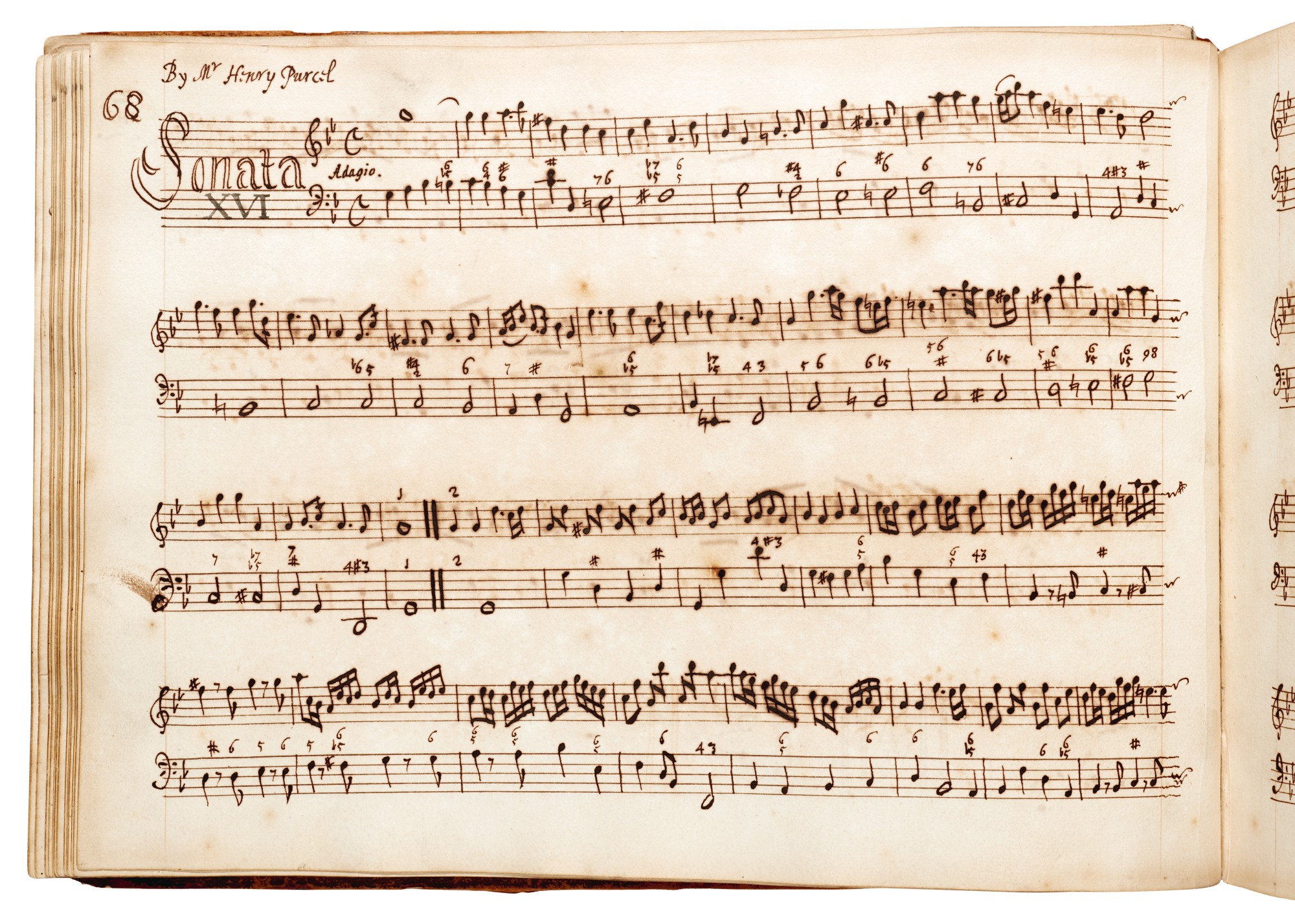 H. Purcell. 'The Armstrong-Finch manuscript'. Important early volume of ...