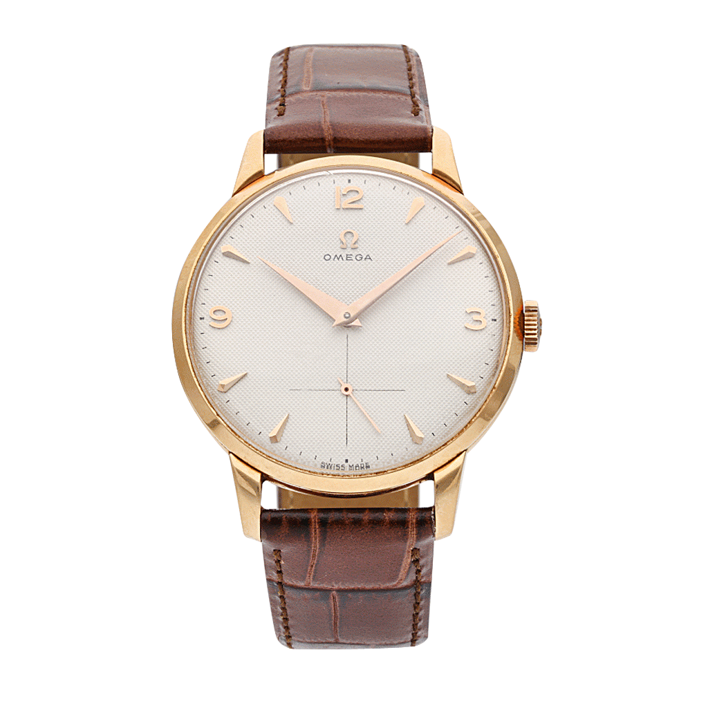 Omega Vintage Trésor Jumbo Reference 2687, A Rose Gold Manual ...