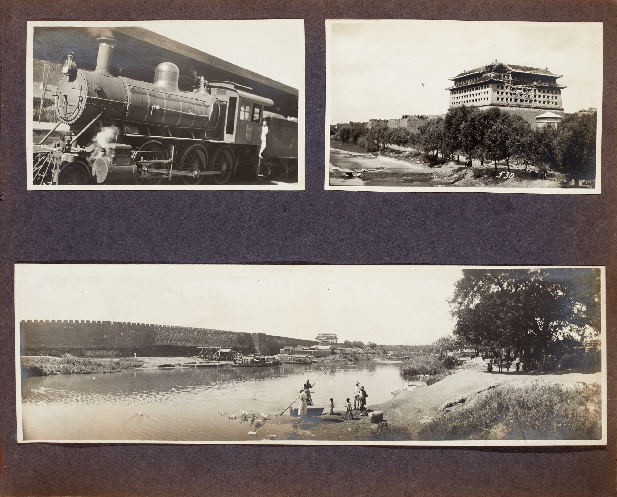 China | Album of photographs of Beijing and the Great Wall, early 1900s ...