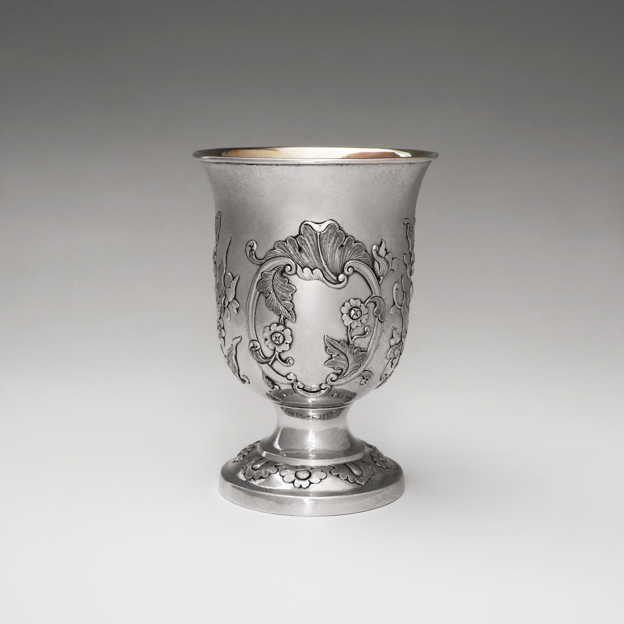 A CHINESE EXPORT SILVER GOBLET | KHECHEONG, CANTON | CIRCA 1850 ...
