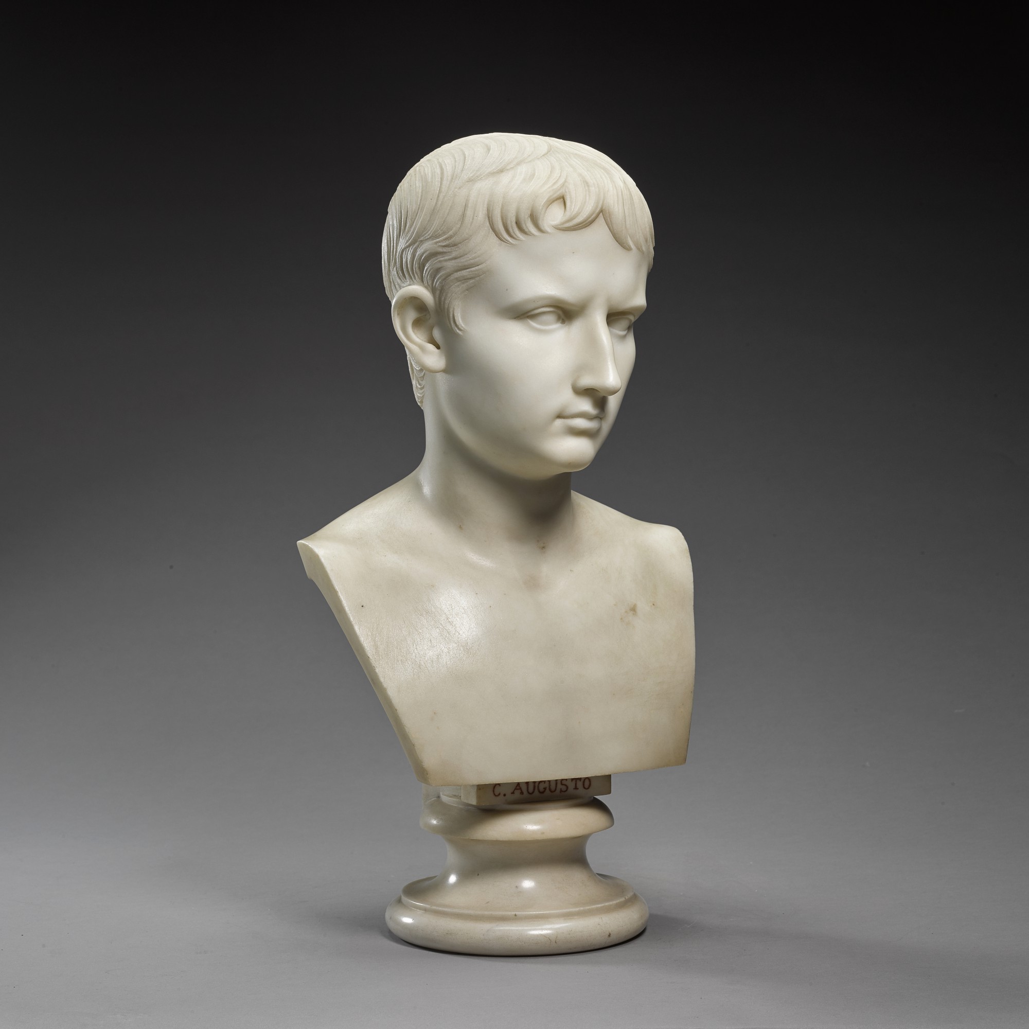 LEONE CLERICI (ACTIVE 19TH CENTURY) | BUST OF OCTAVIAN | BC/AD ...