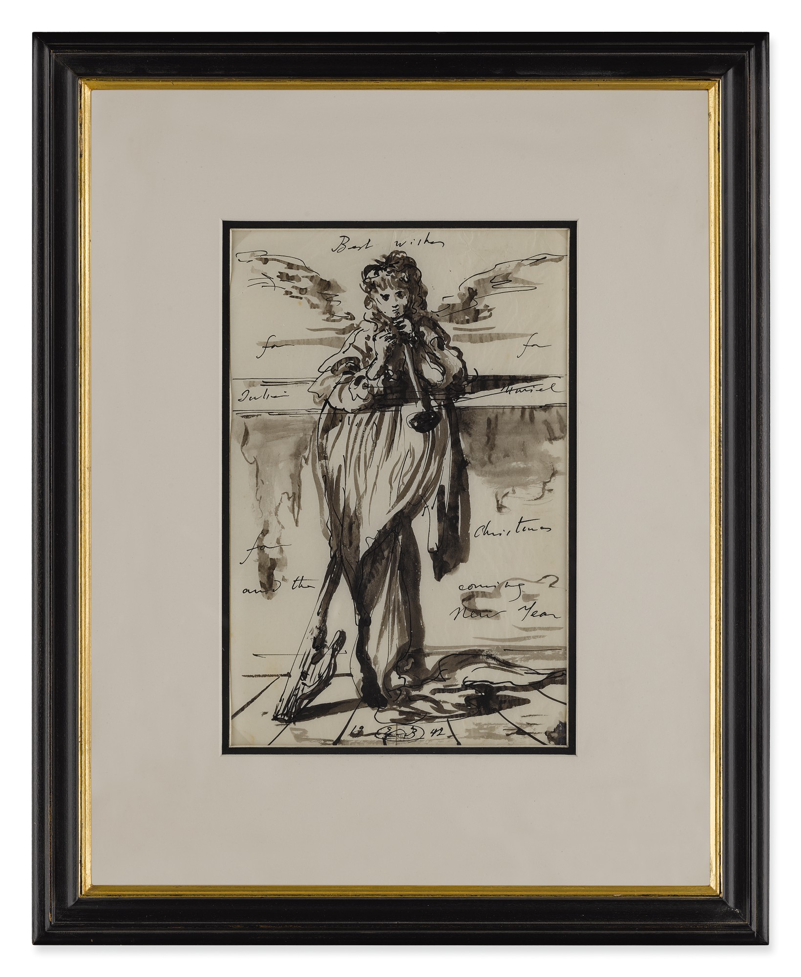 EUGENE BERMAN | BEST WISHES—CHRISTMAS 1942 | The Sleep of Reason Part ...