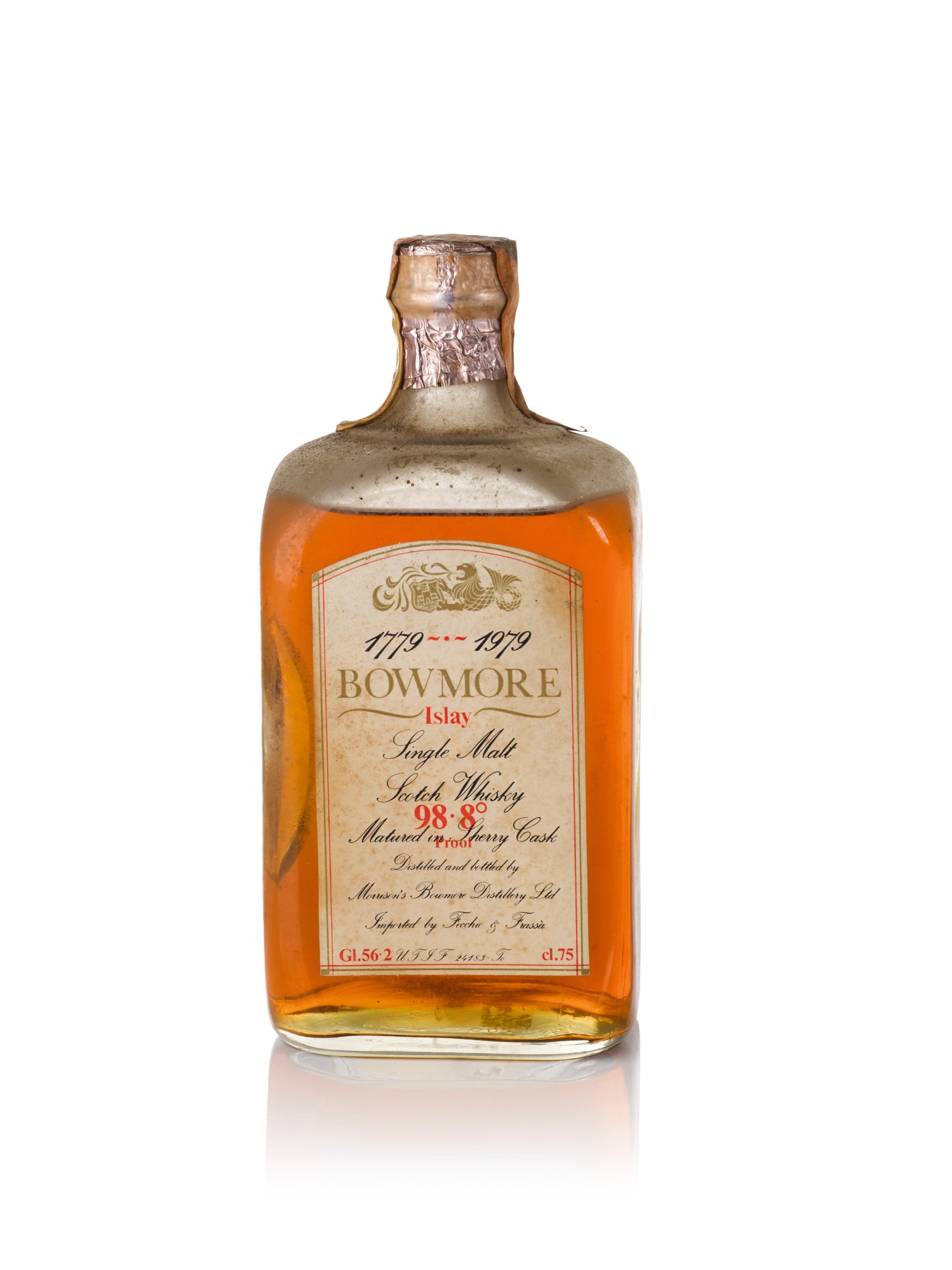 Bowmore Bicentenary 1779 to 1979 Fecchio and Frassa 56.2 abv NV ...