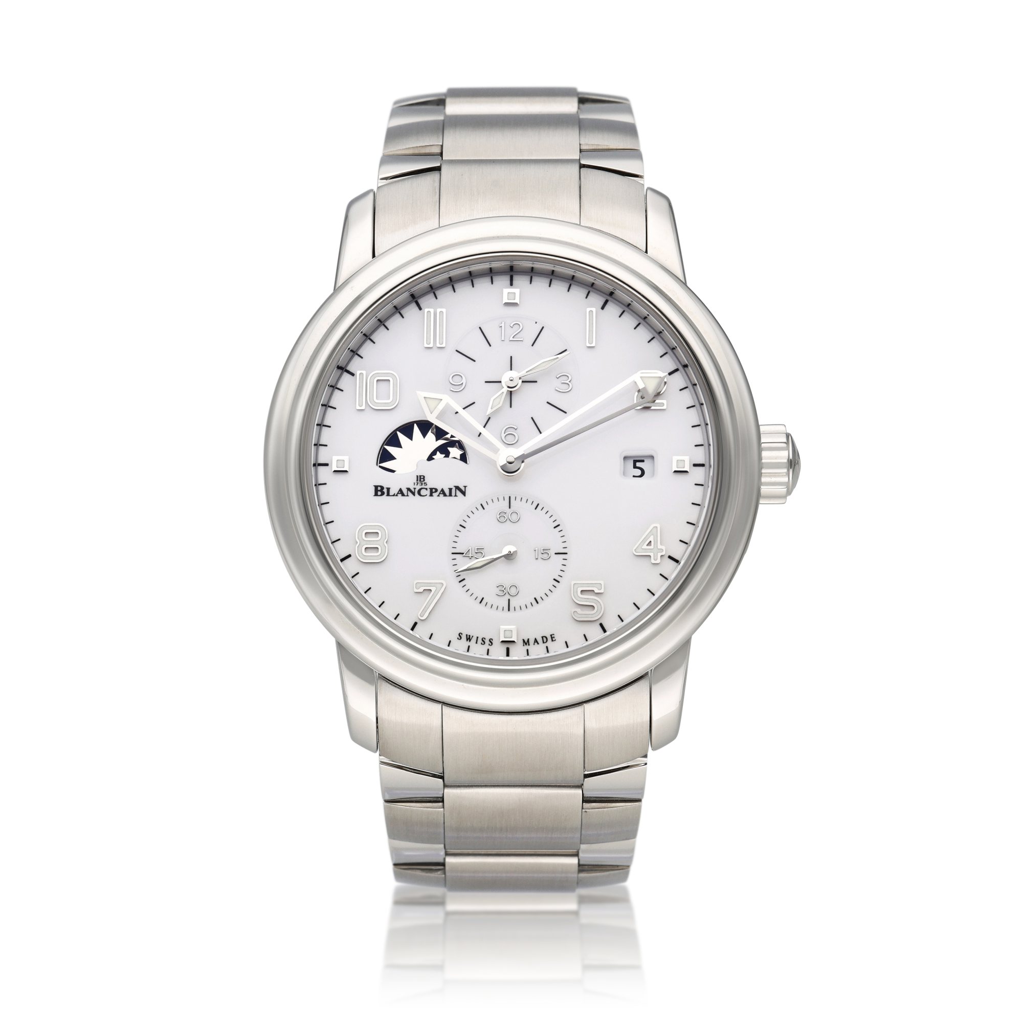 Reference 286000/1027 Leman | A stainless steel automatic dual time ...