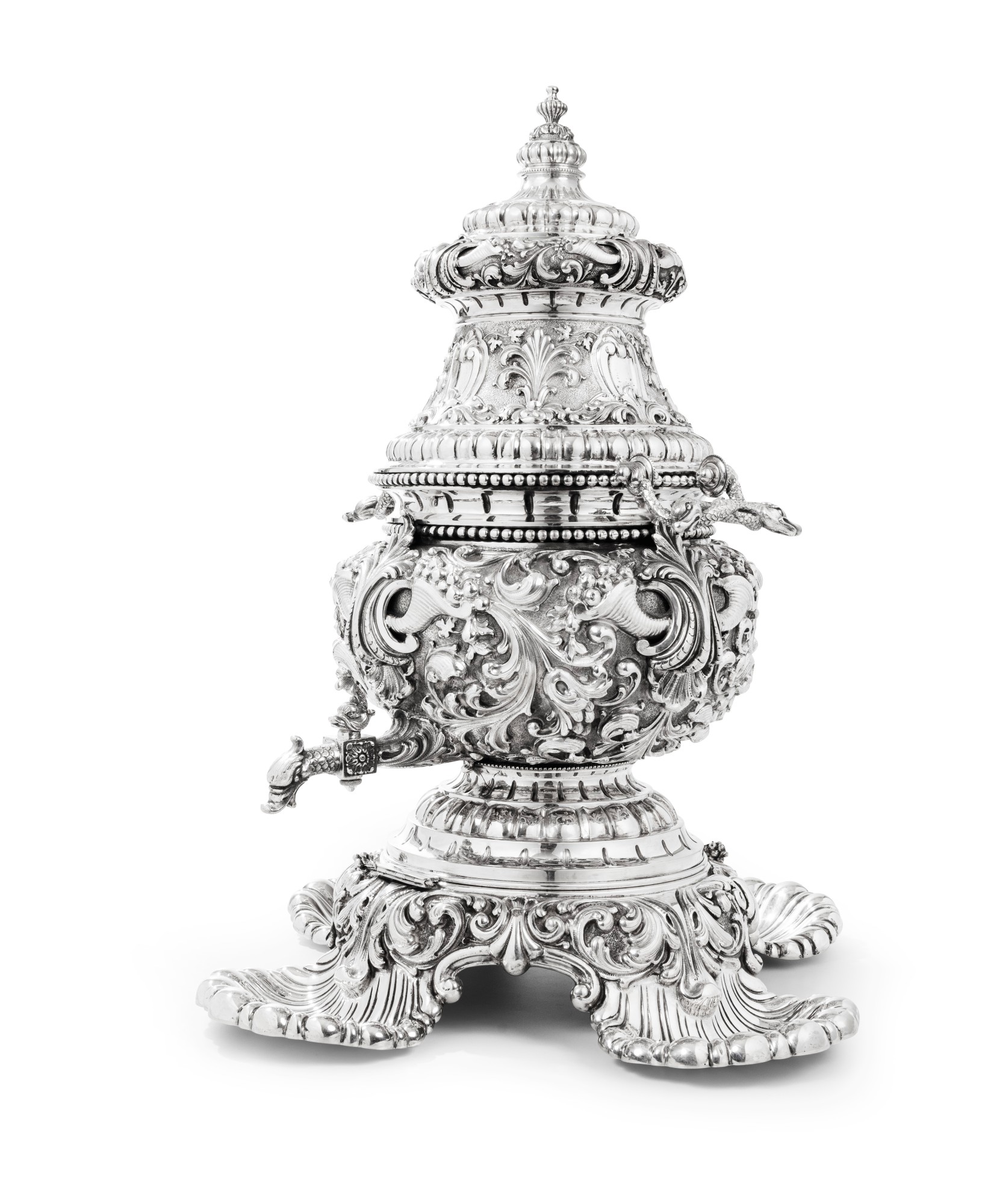 A very large Italian hot-water fountain, Bucellatti, Milano, circa 1980 ...