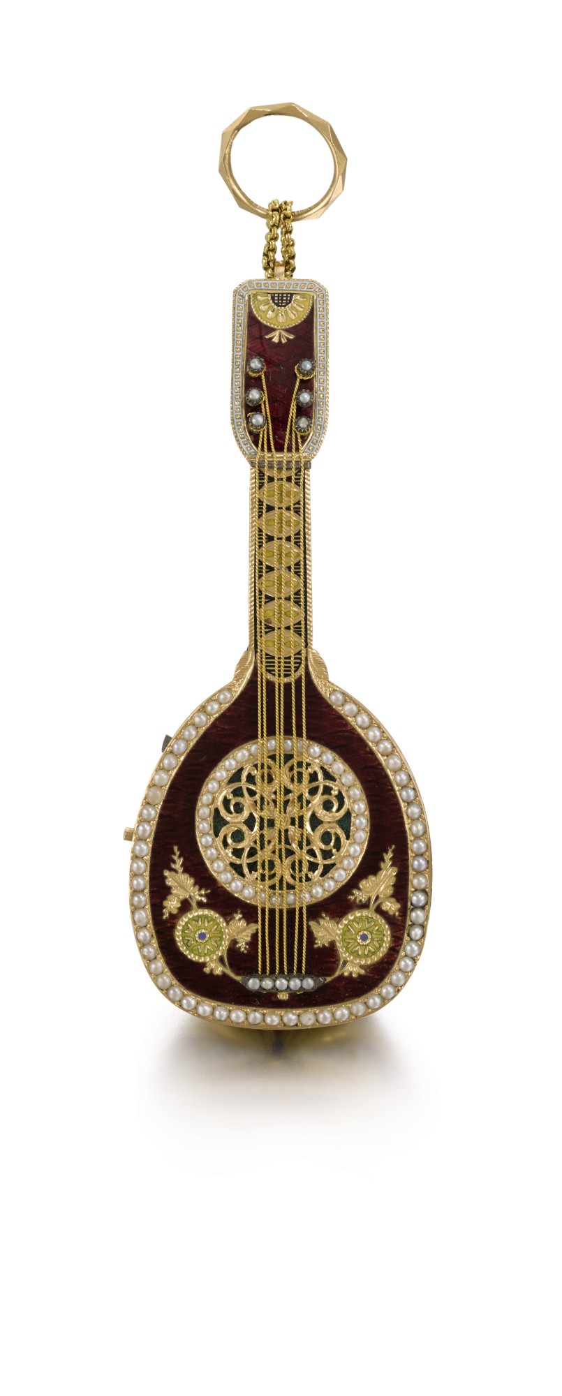 'THE TIGHTROPE DANCER' SWISS | A VERY RARE AND FINE GOLD, ENAMEL AND ...