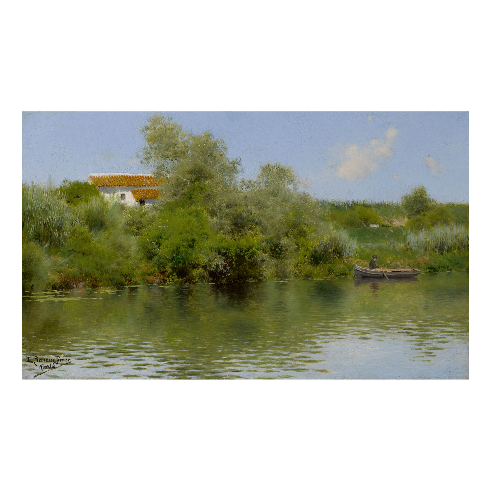 EMILIO SÁNCHEZ PERRIER | THE RIVER AT ALCALÀ THE RIVER AT ALCALÀ ...