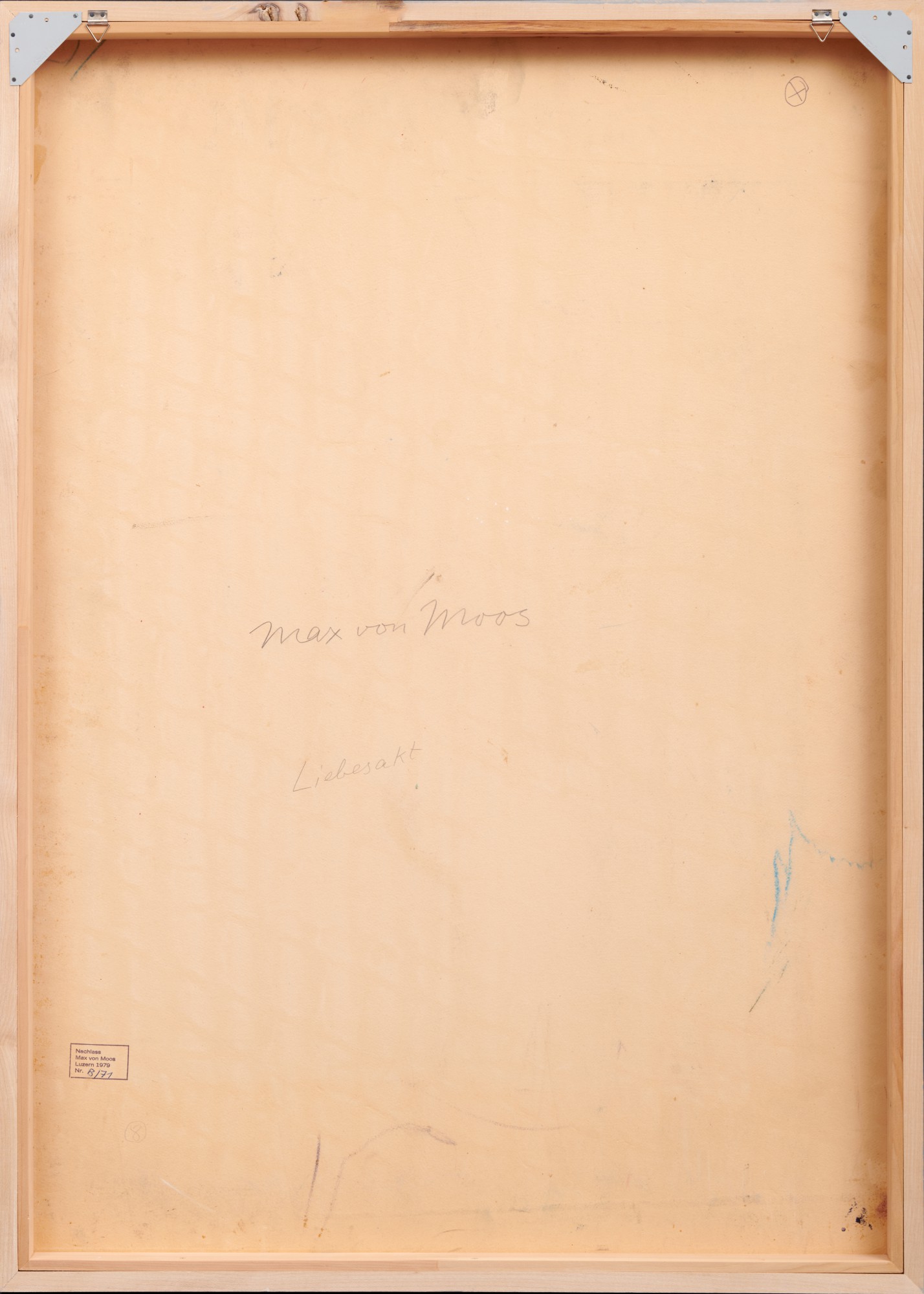 MAX VON MOOS | LIEBESAKT (B/71) | Swiss Made UNLOCKED | 2020 | Sotheby's