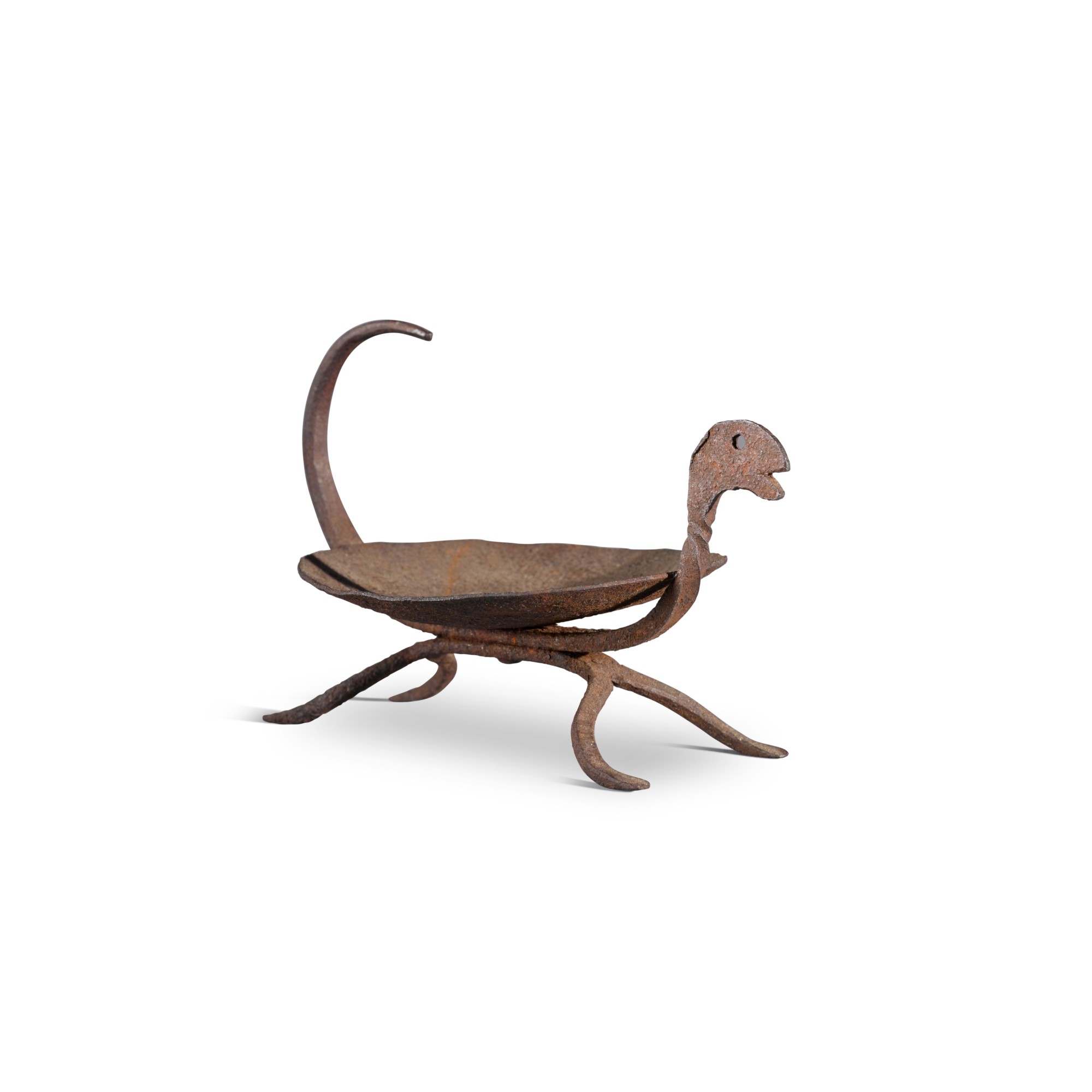 Rare Whimsical Wrought Iron 'Turtle' Bowl, Early 19th Century | The ...