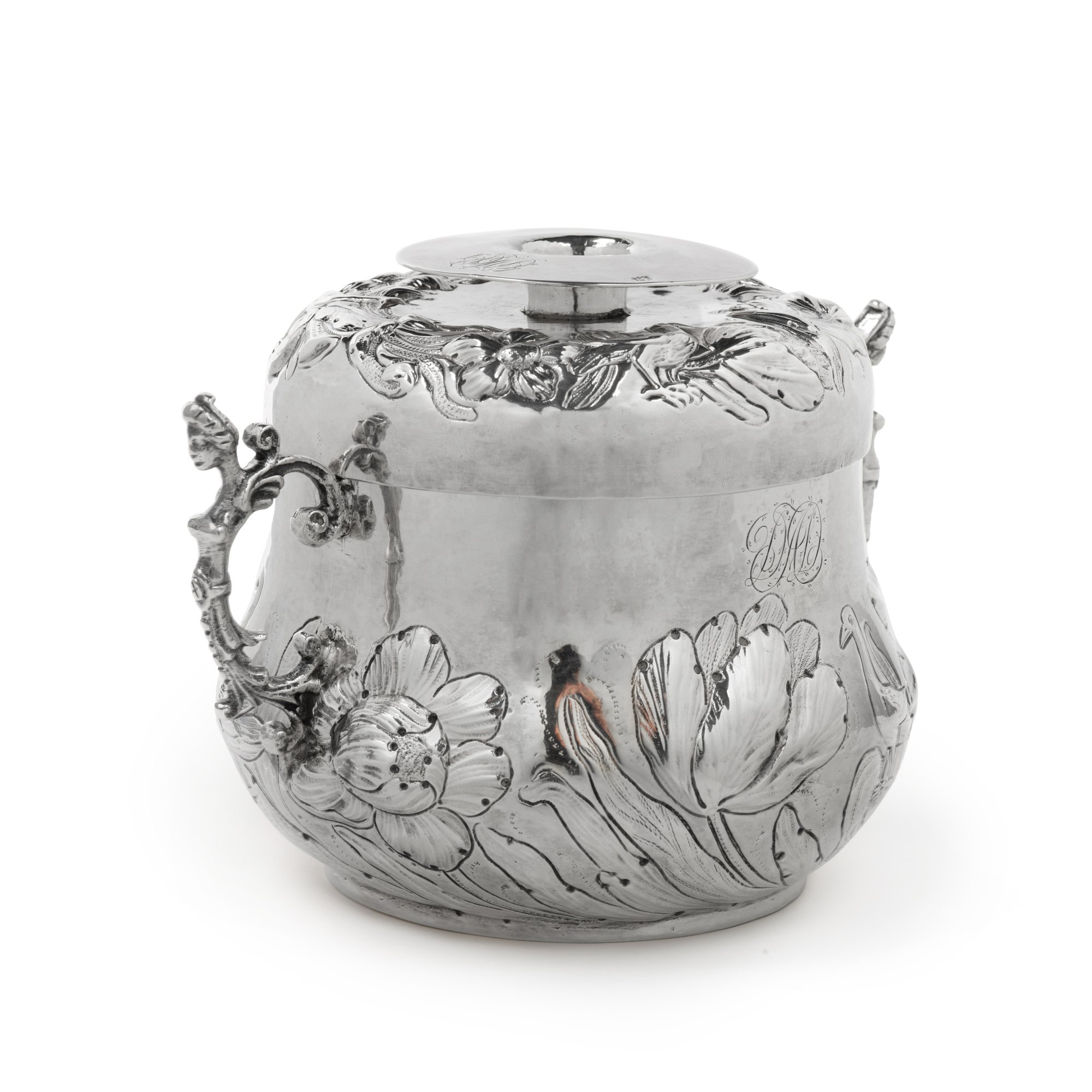 A Commonwealth Silver Large Caudle Cup and Cover, Maker's Mark HN Bird ...