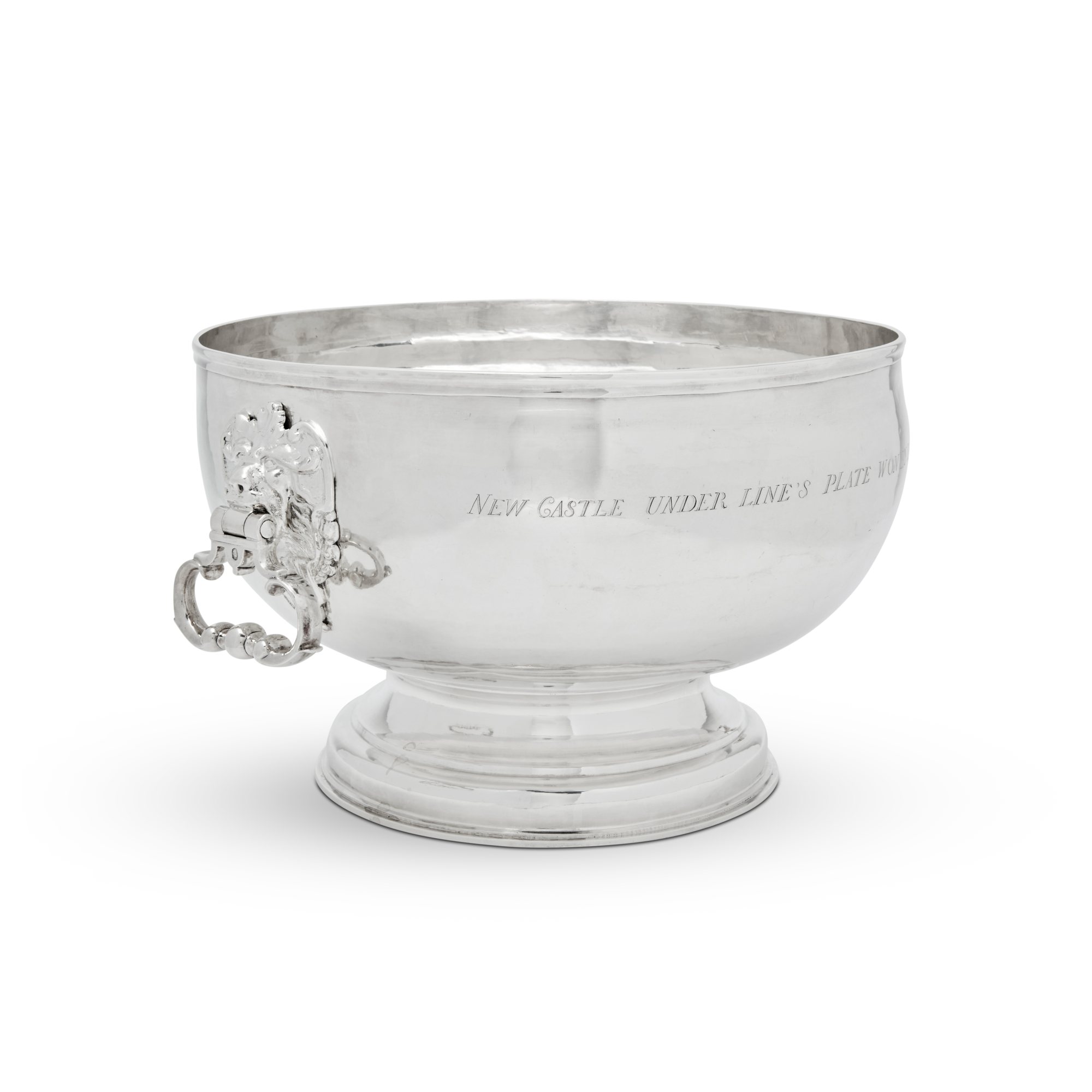 A George I Silver Large Race Prize Punch Bowl, Seth Lofthouse, London ...