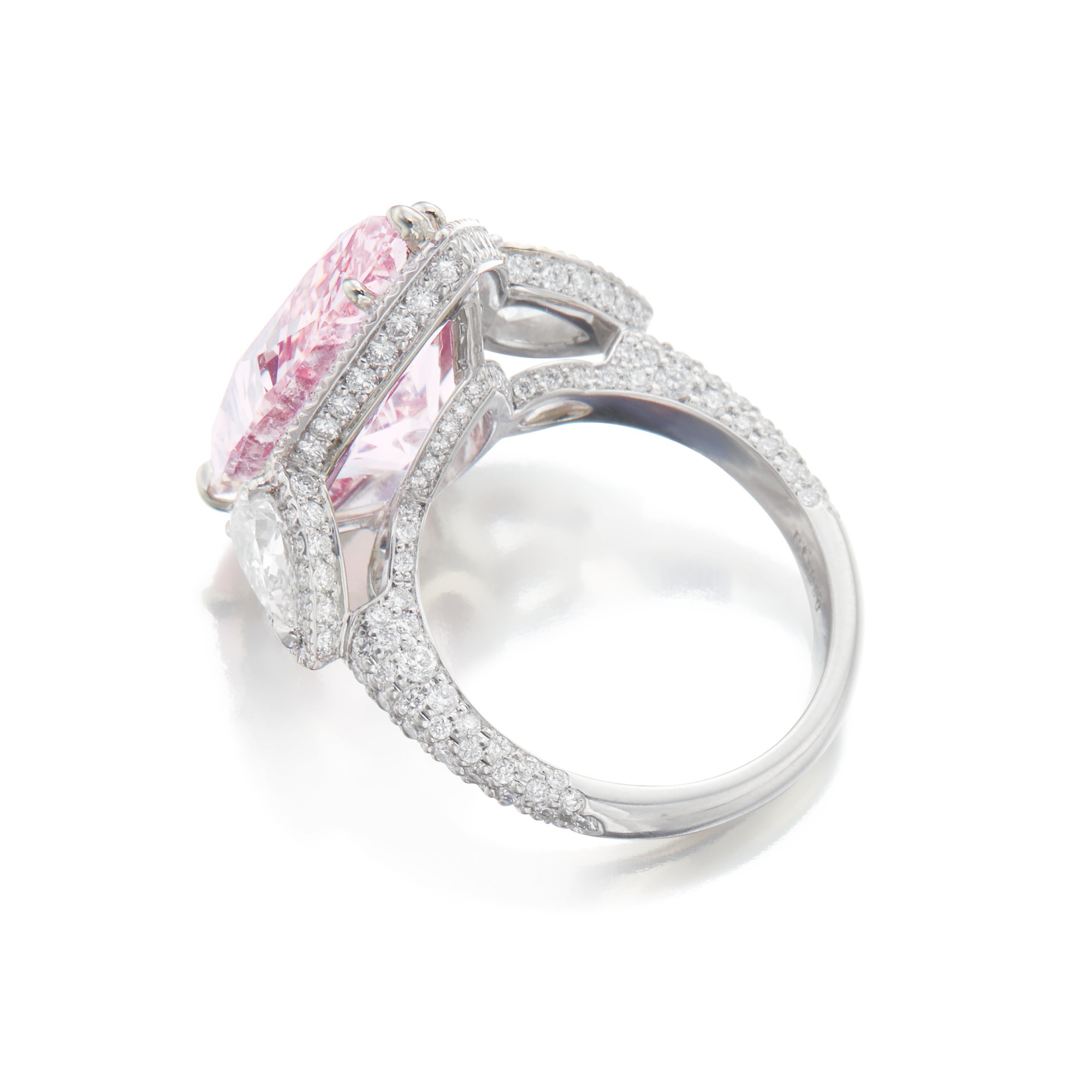 An Exquisite Fancy Pink Diamond and Diamond Ring | Important Jewels ...