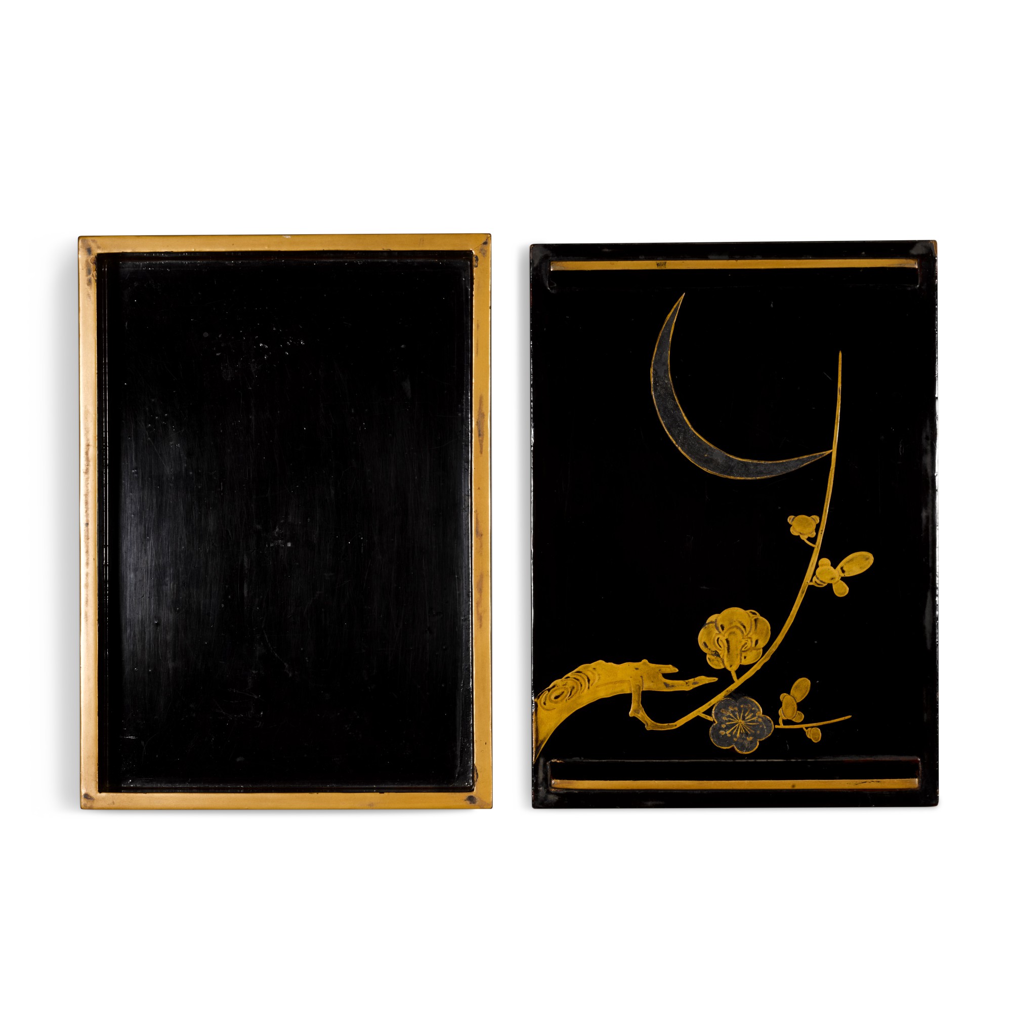 A shikishi-bako [box for square calligraphy paper] | Edo period, 17th ...