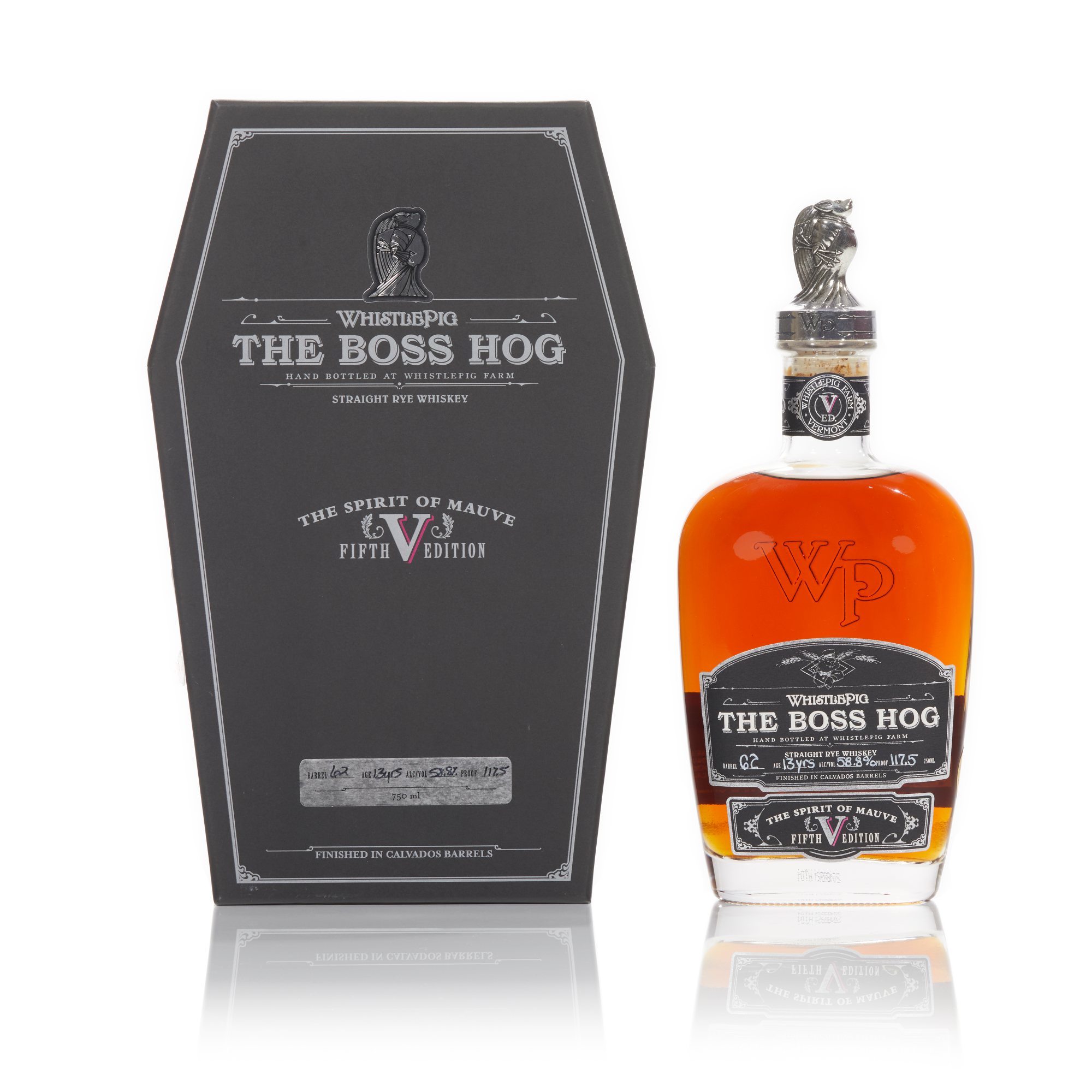 WhistlePig The Boss Hog 13 Year Old 5th Edition "The Spirit Of Mauve ...