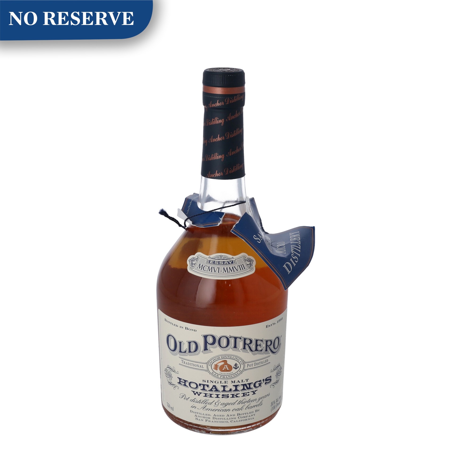 Old Potrero 13 Year Old 100 proof NV (1 BT75) | Rare Bourbon + Rye ...