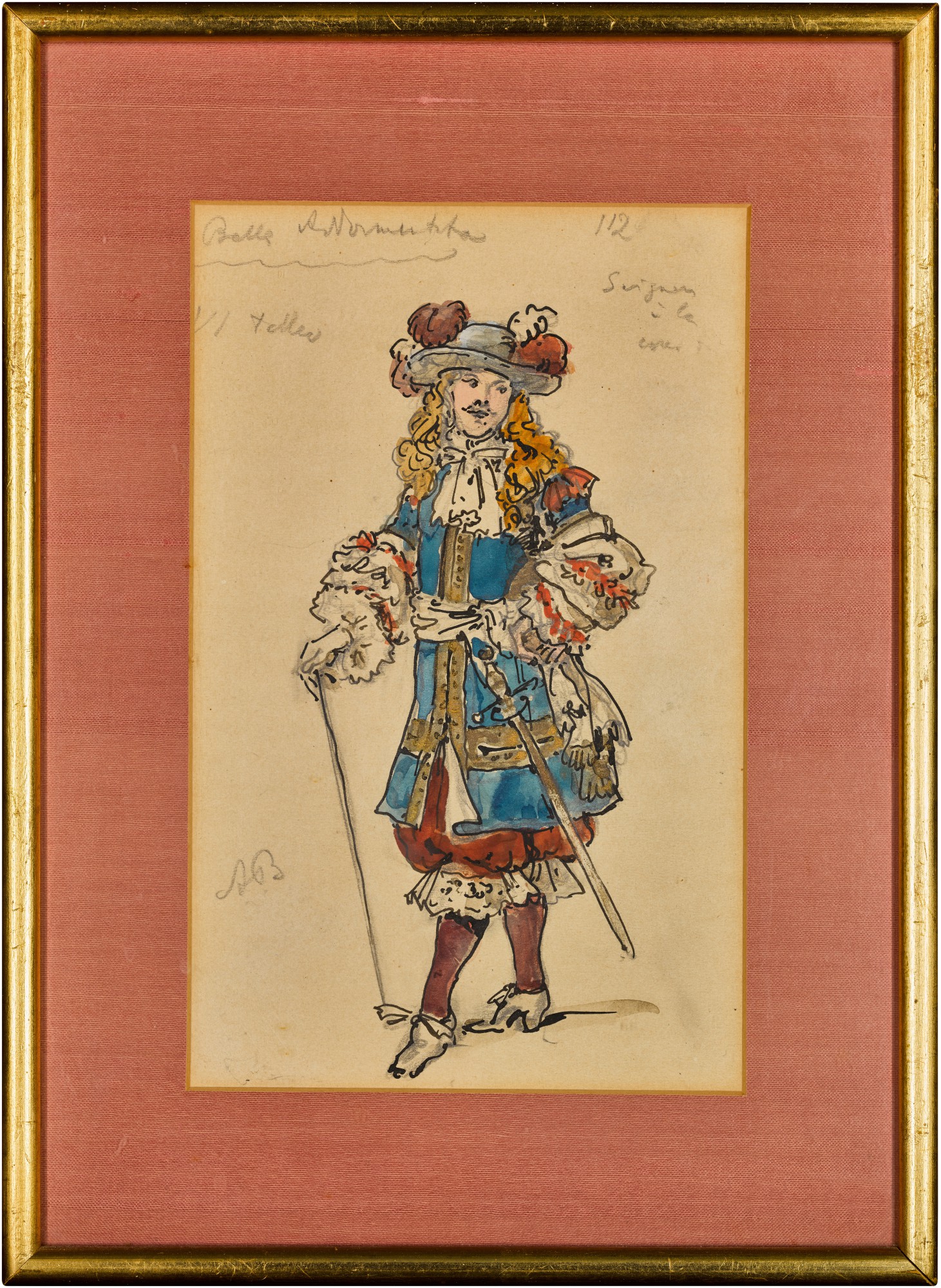 Four Costume Designs for Sleeping Beauty and Two for Petrushka (six ...