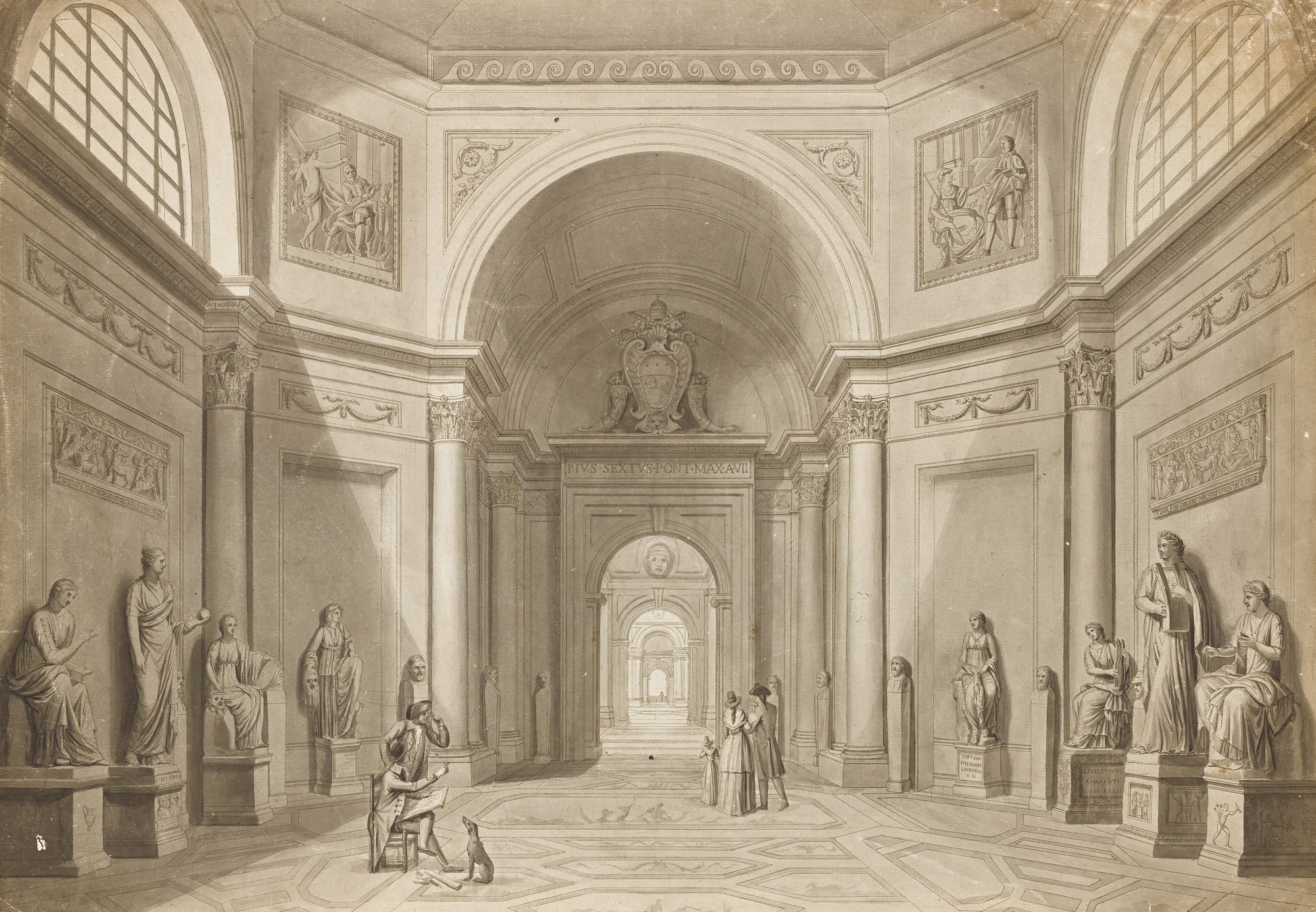 Fourteen Views of the Museo Pio-Clementino, Rome | Town & Country: A ...