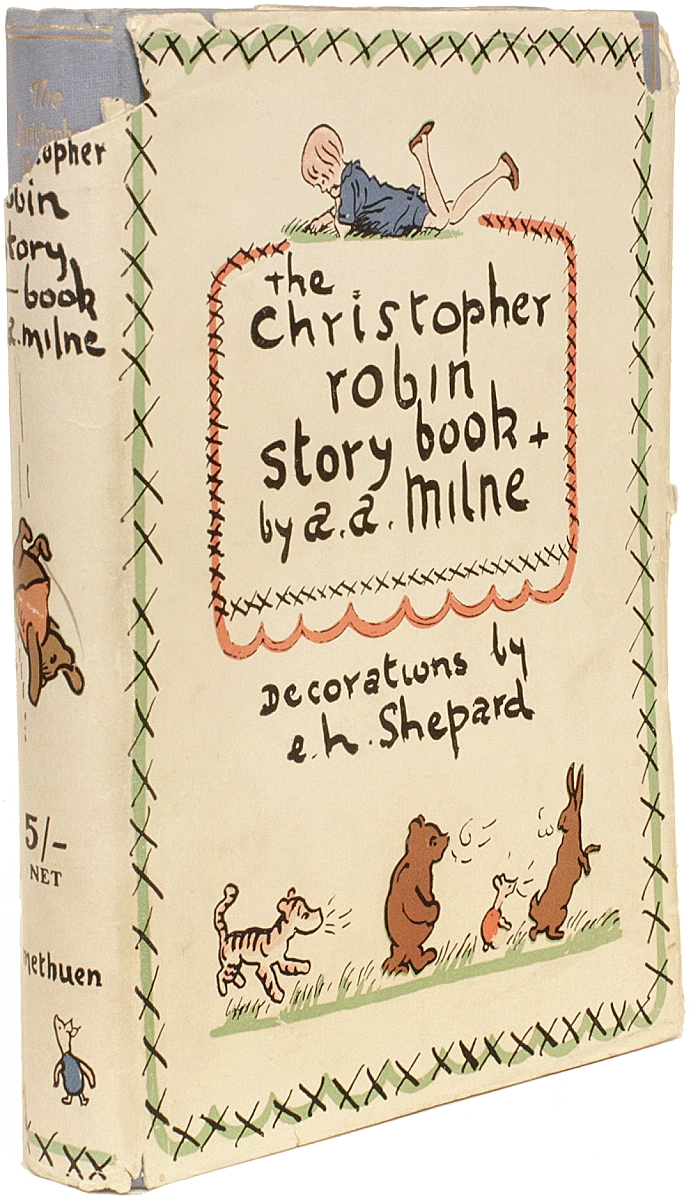 A.A. Milne Vintage The Christopher Robin Story Book Dust Jacket ...