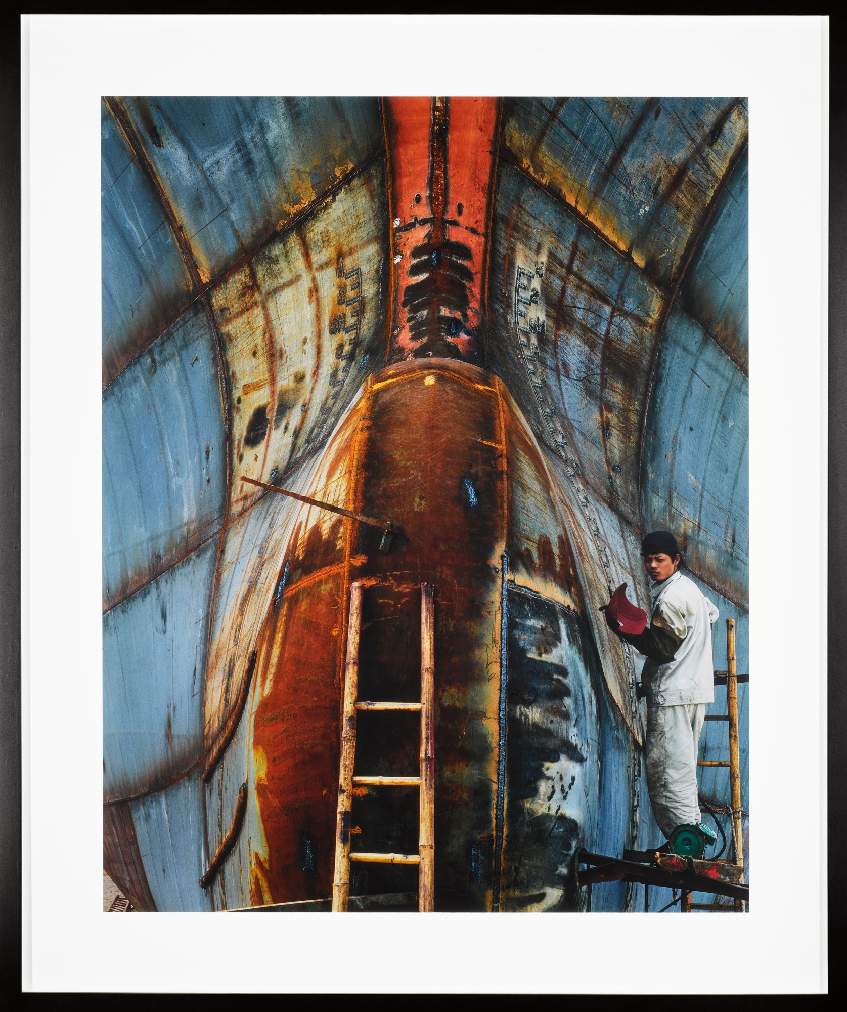 EDWARD BURTYNSKY | 'SHIPYARD #19, QILI PORT, ZHEJIANG PROVINCE, CHINA ...