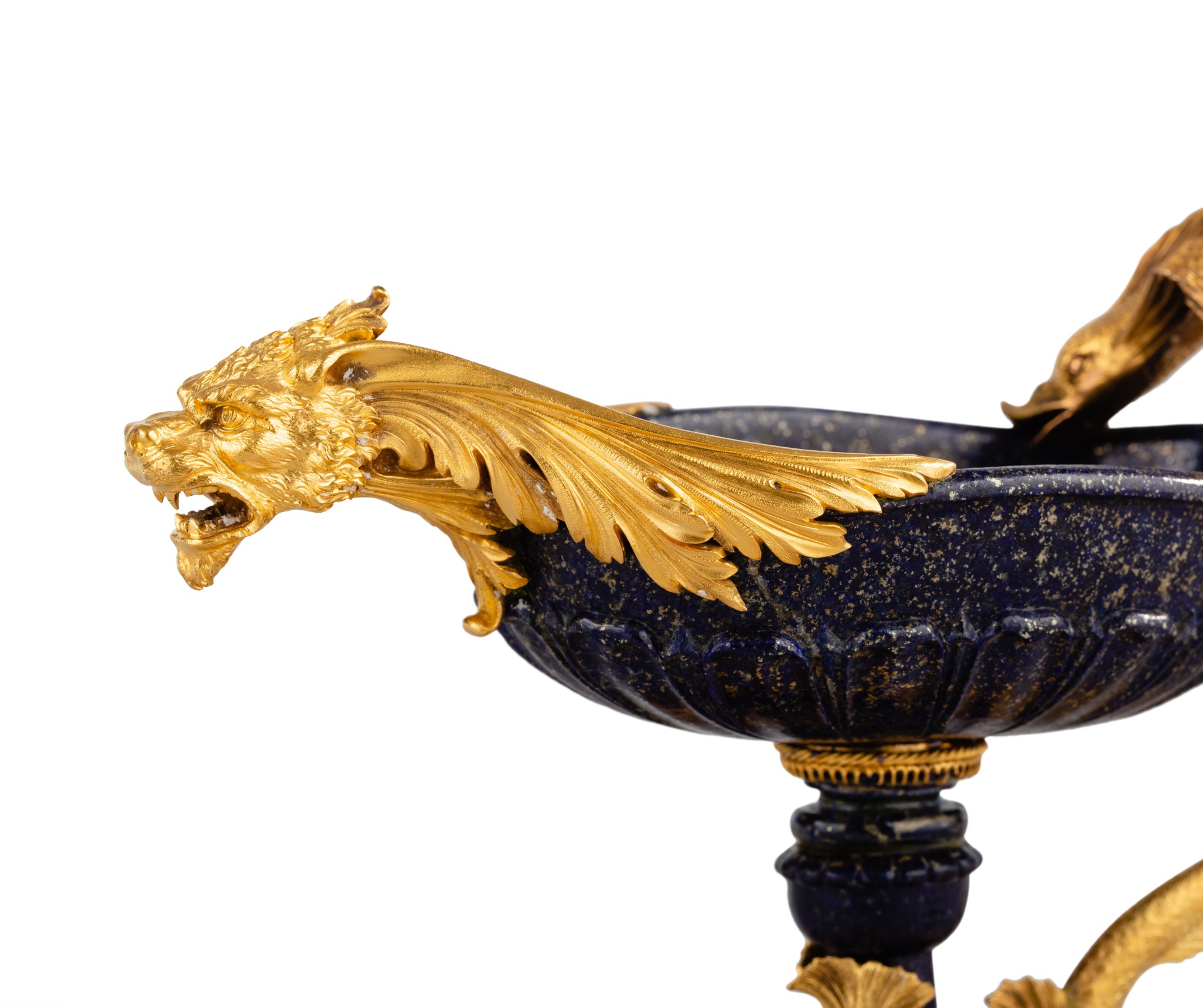 A gold-mounted lapis lazuli cup, Continental, second half of the 19th ...