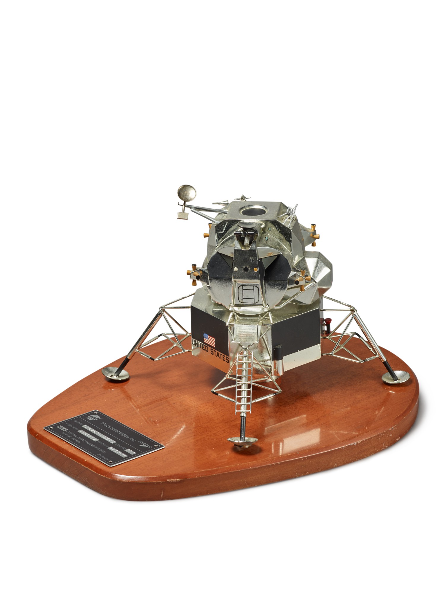 Official Chrome Contractor Presentation Model of the Apollo Grumman ...