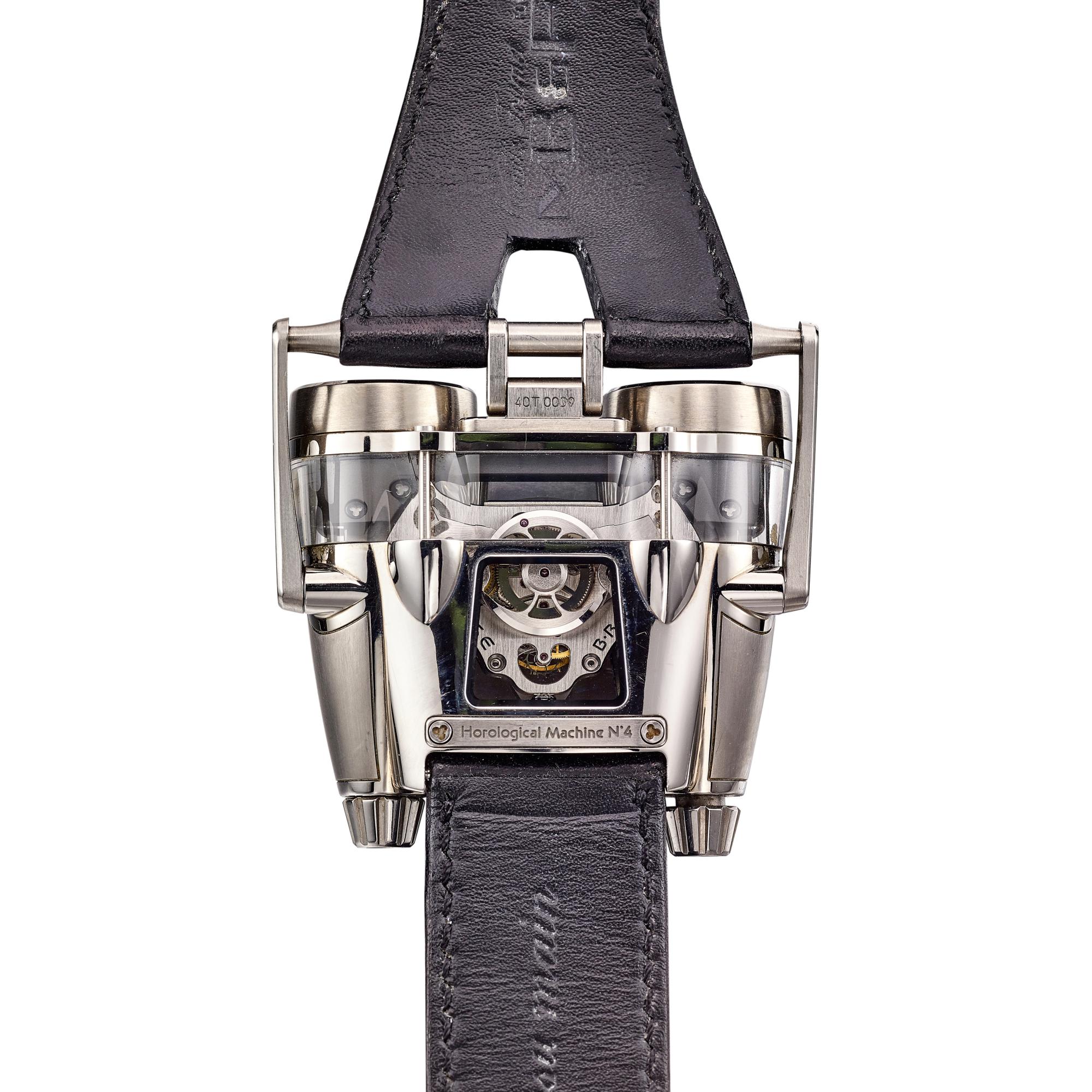 HM4 Thunderbolt | A titanium aerodynamic wristwatch with power reserve ...