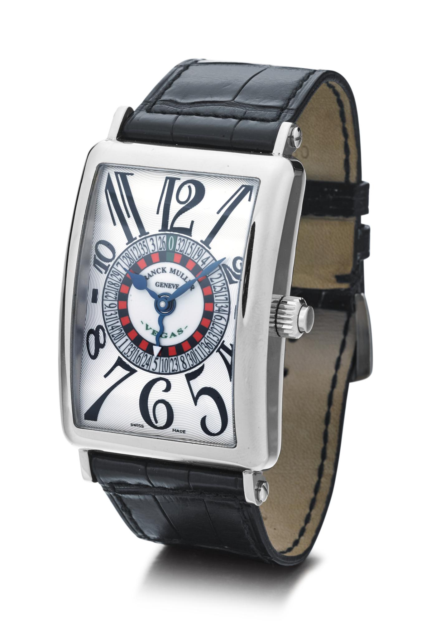 FRANCK MULLER | LONG ISLAND VEGAS, REFERENCE 1250, A WHITE GOLD ...
