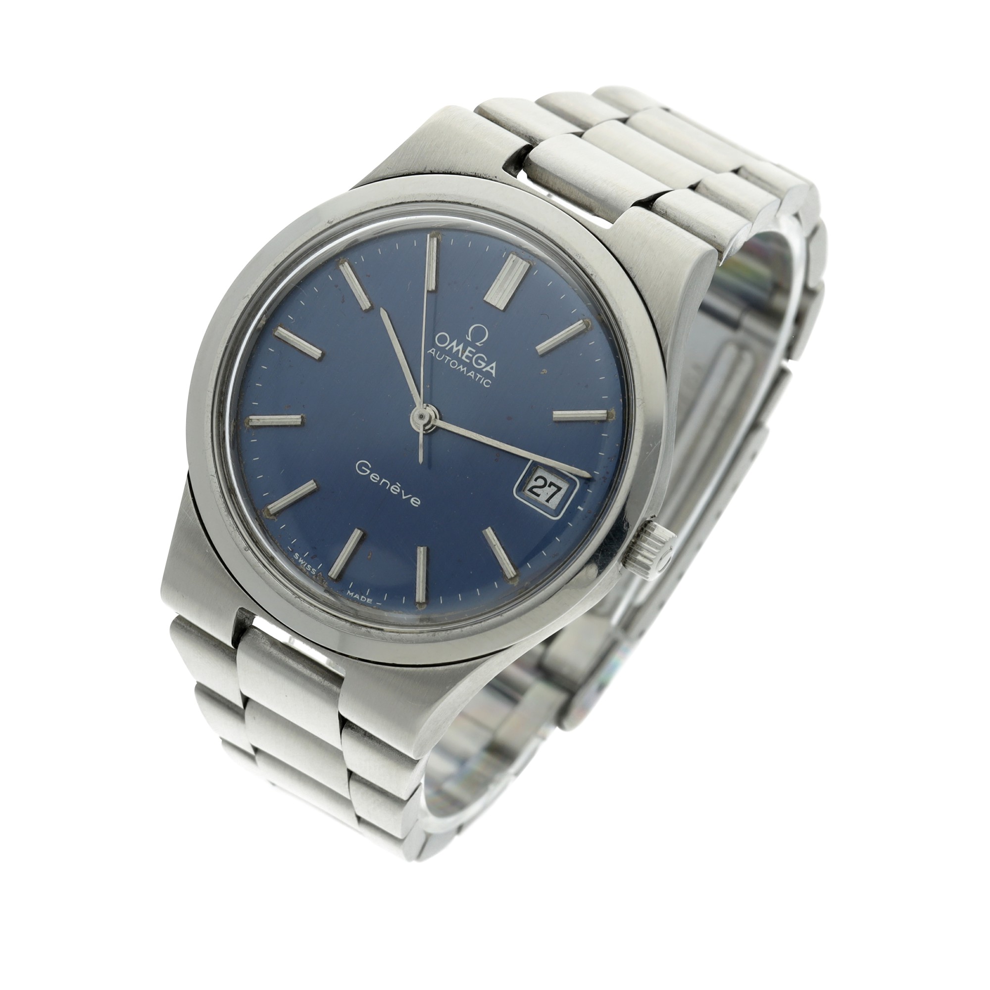 Reference 166.0173 A stainless steel automatic wristwatch with date and ...