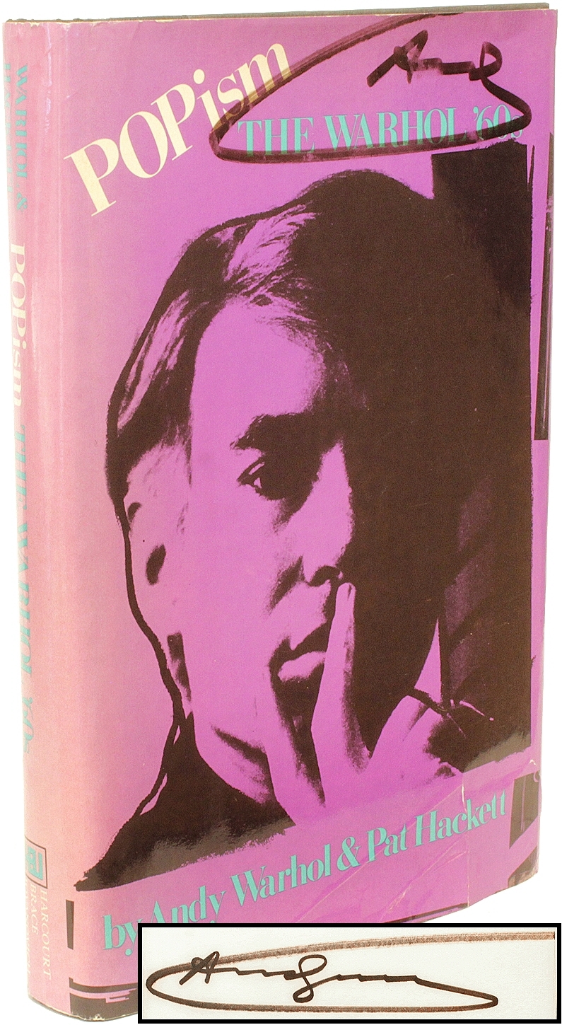 Andy Warhol, Pat Hackett Vintage POPism The Warhol '60s Signed ...