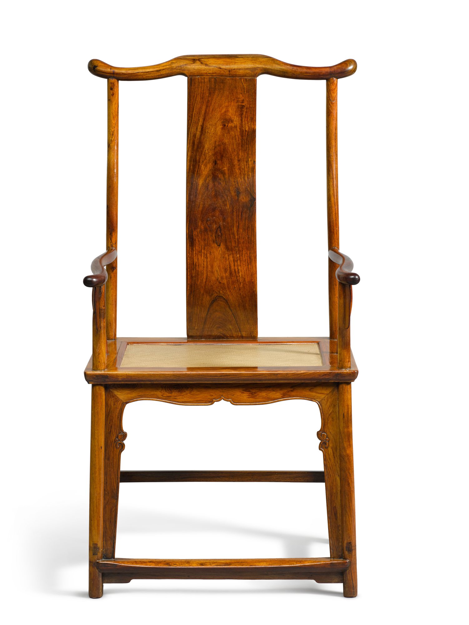 A rare and important huanghuali yokeback armchair, Late Ming dynasty ...