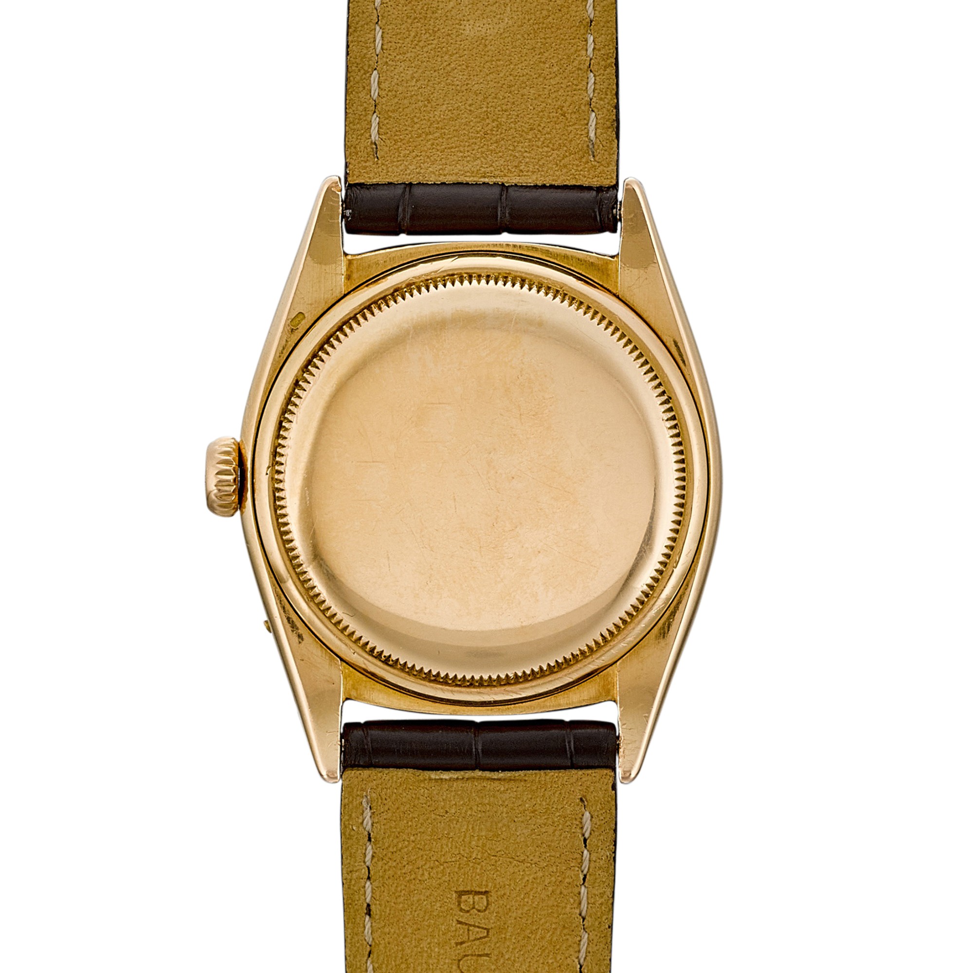 Reference 6062 | A pink gold triple calendar wristwatch with moon ...