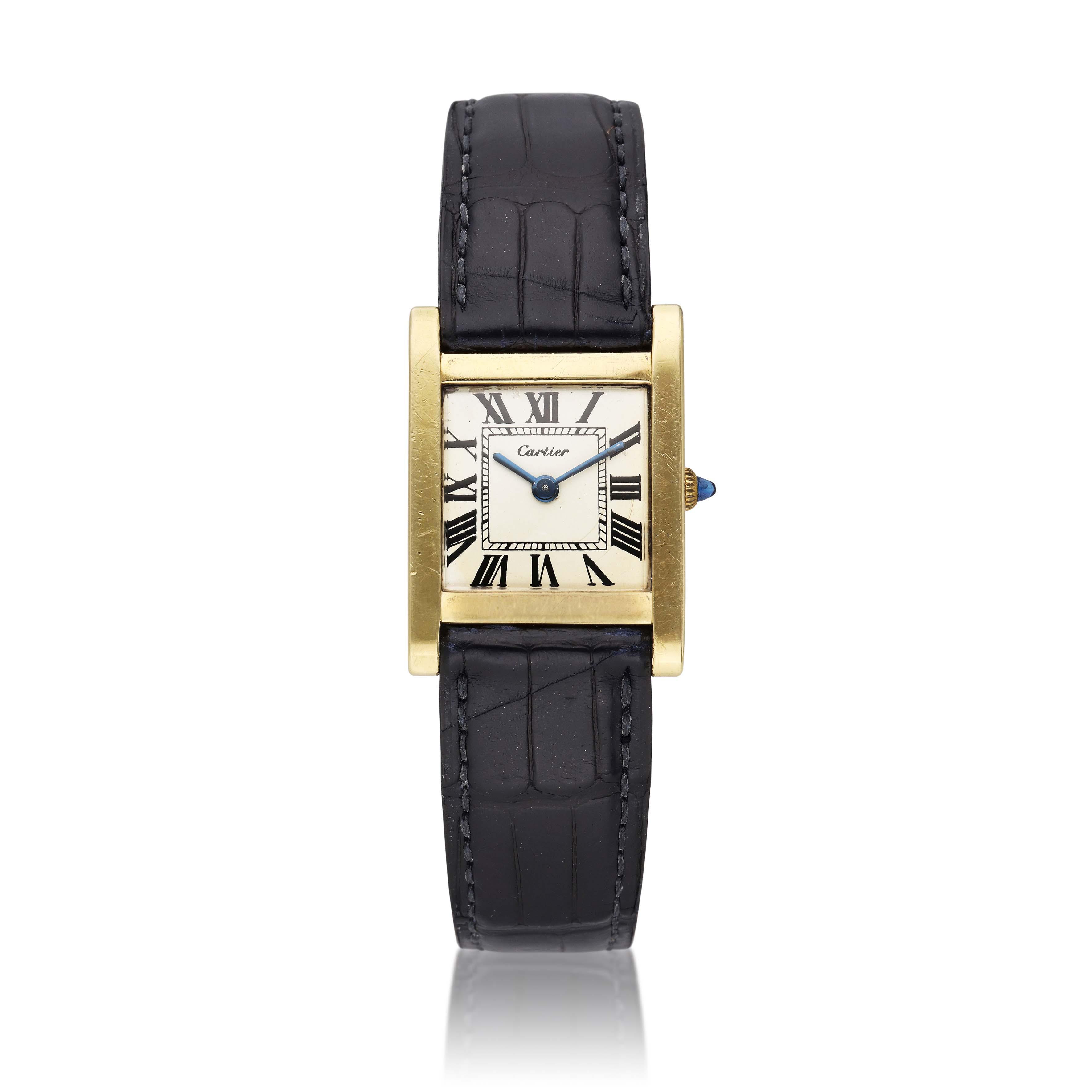 Tank Normale London | A yellow gold wristwatch, Circa 1969 | Fine ...