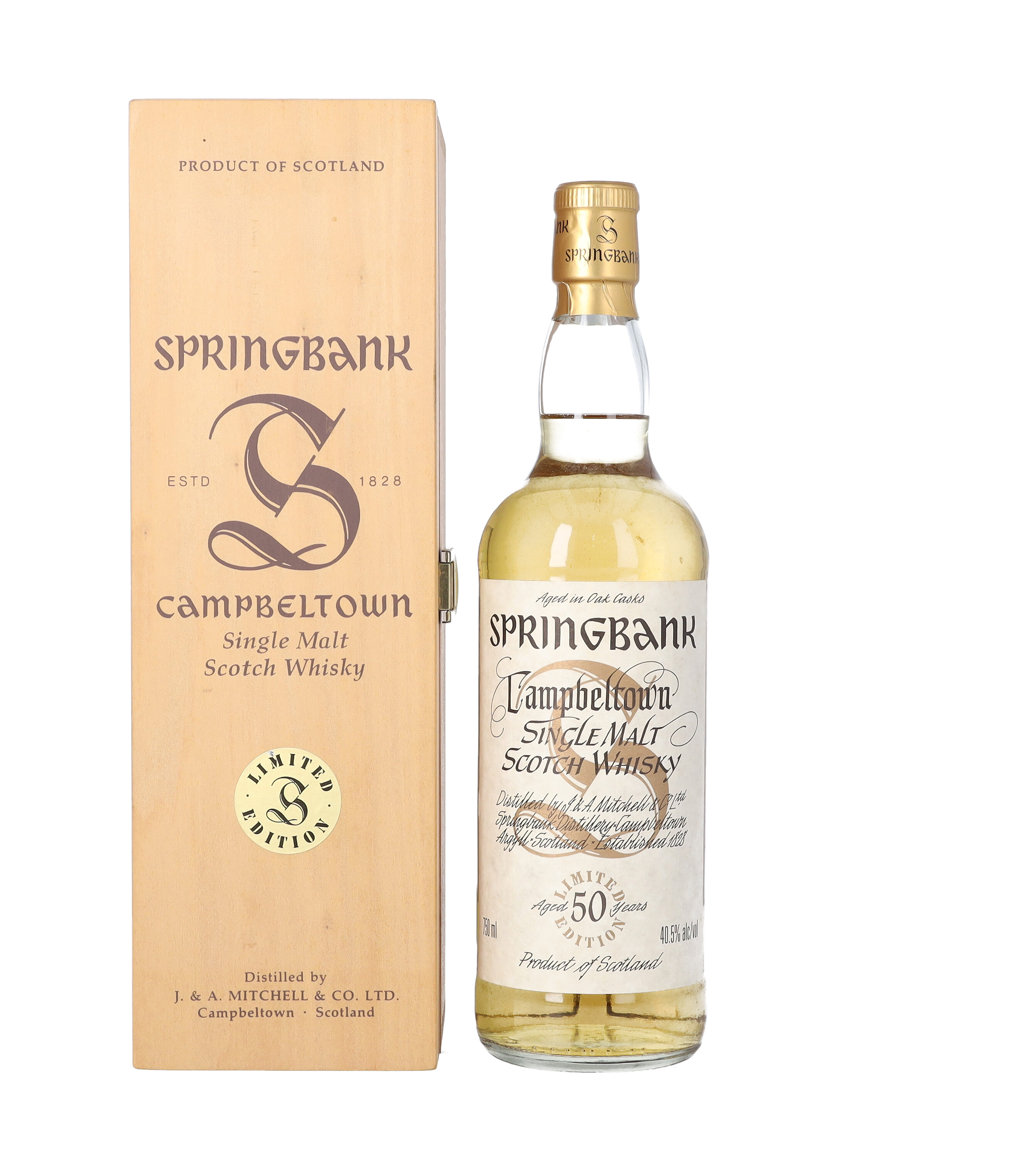 Springbank Millennium Collection 50 Year Old 40.5 abv NV (1 BT75 ...