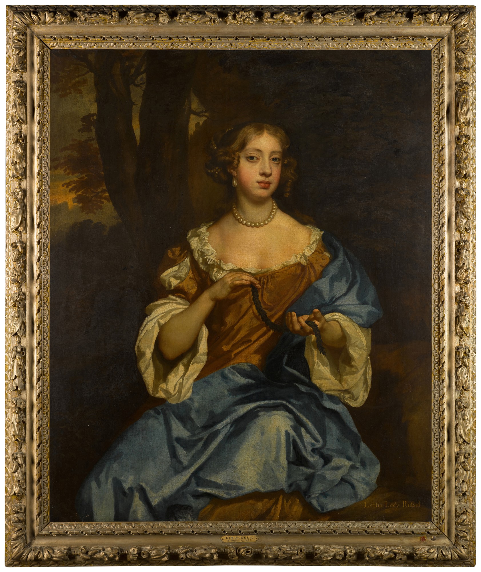 Portrait of Letitia, later Lady Russell (c. 1645–1721), three-quarter ...