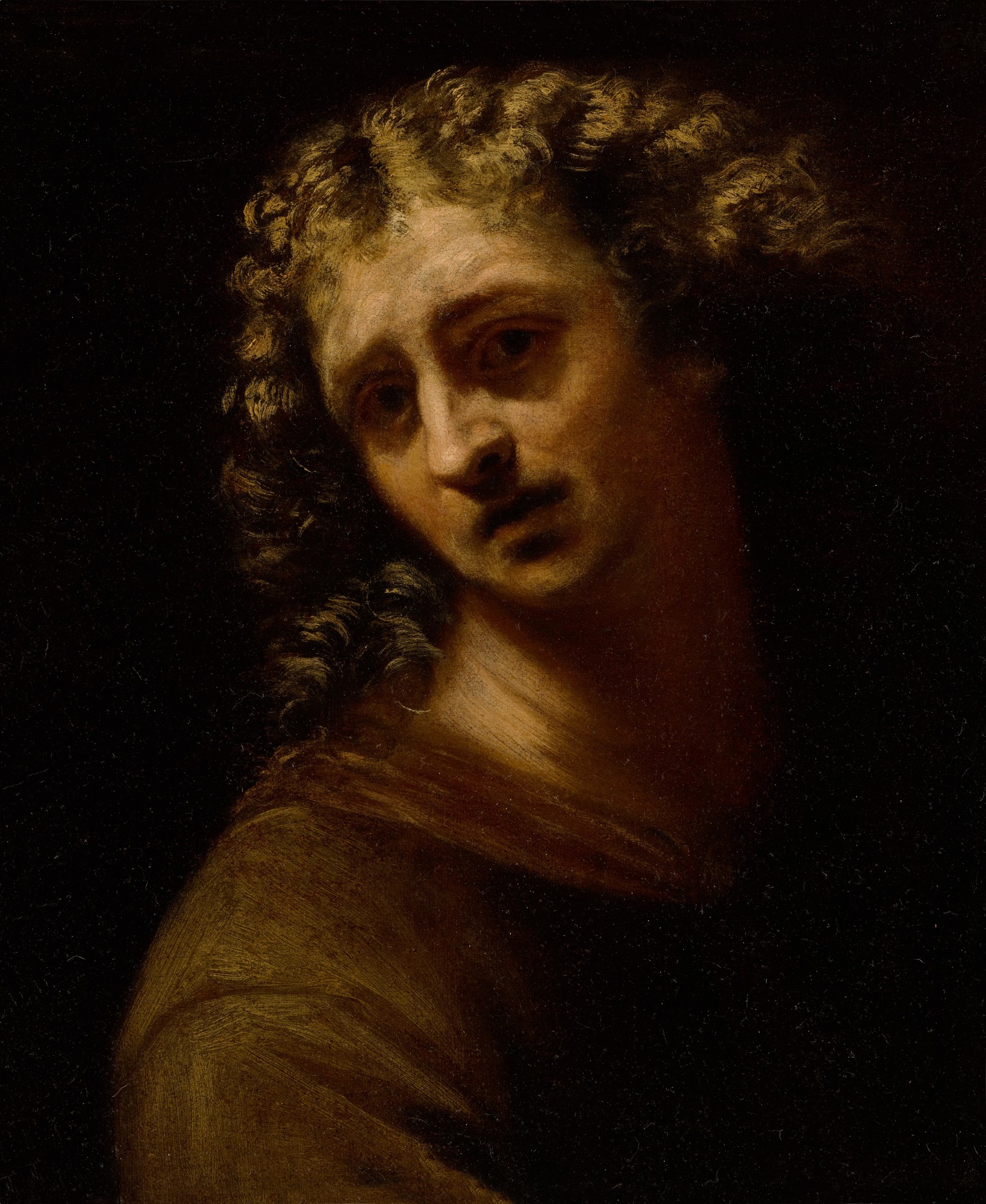 Study of a young man, bust-length, possibly a self-portrait | Master ...