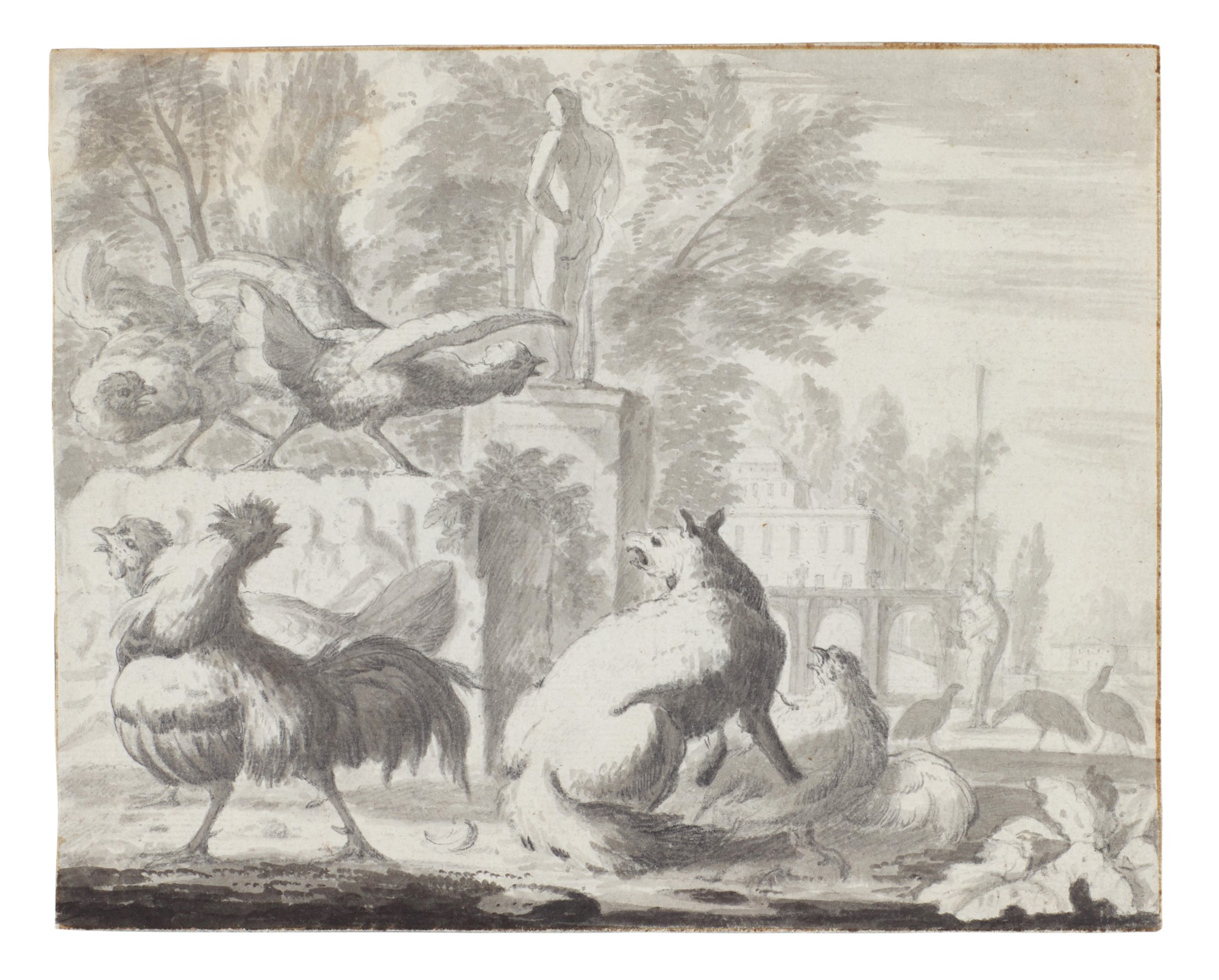 A fox attacking chickens in a park | Quality in Detail. The Juli and ...