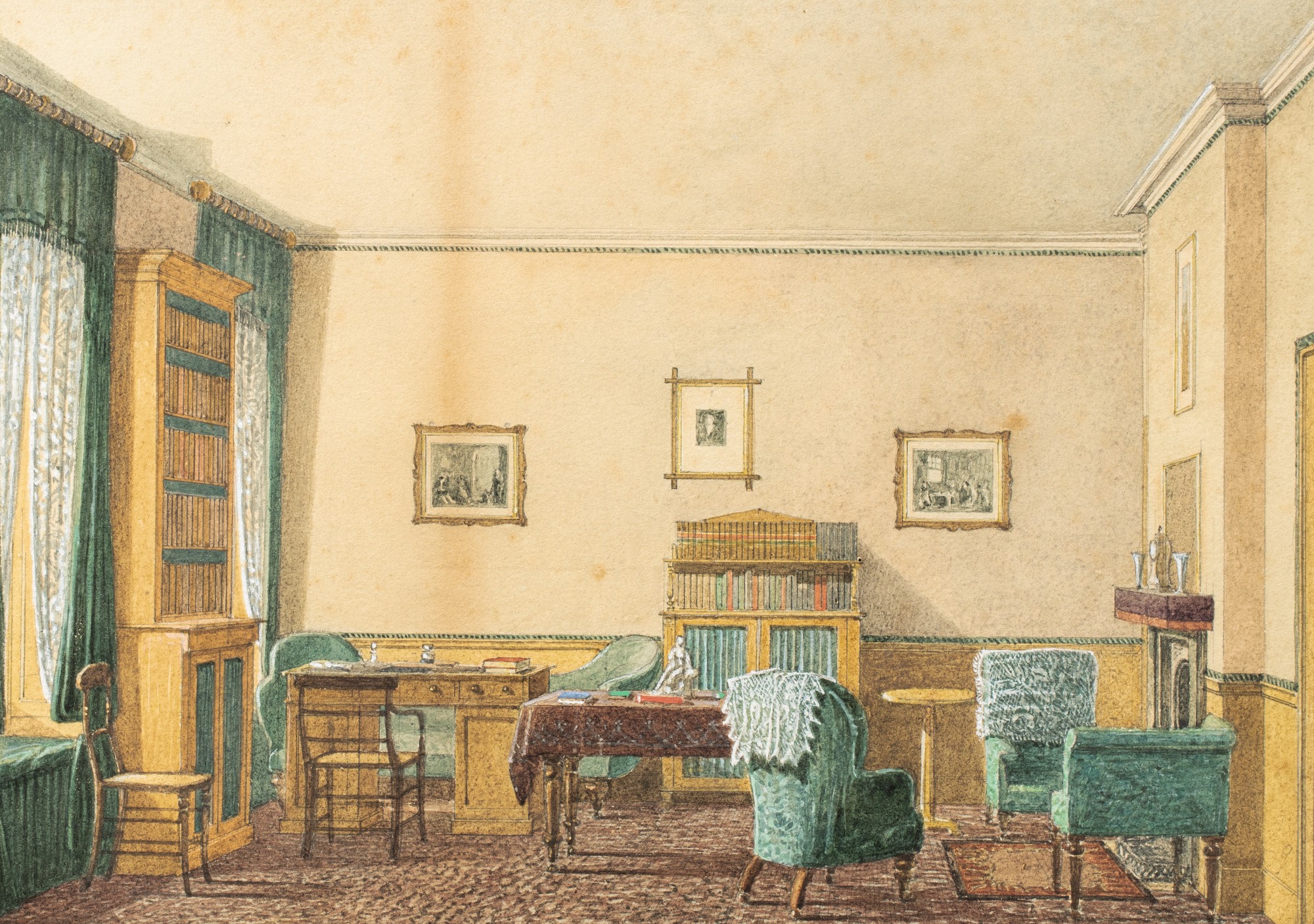 ENGLISH SCHOOL, A Library Reading room | ECOLE ANGLAISE, Bibliothèque ...
