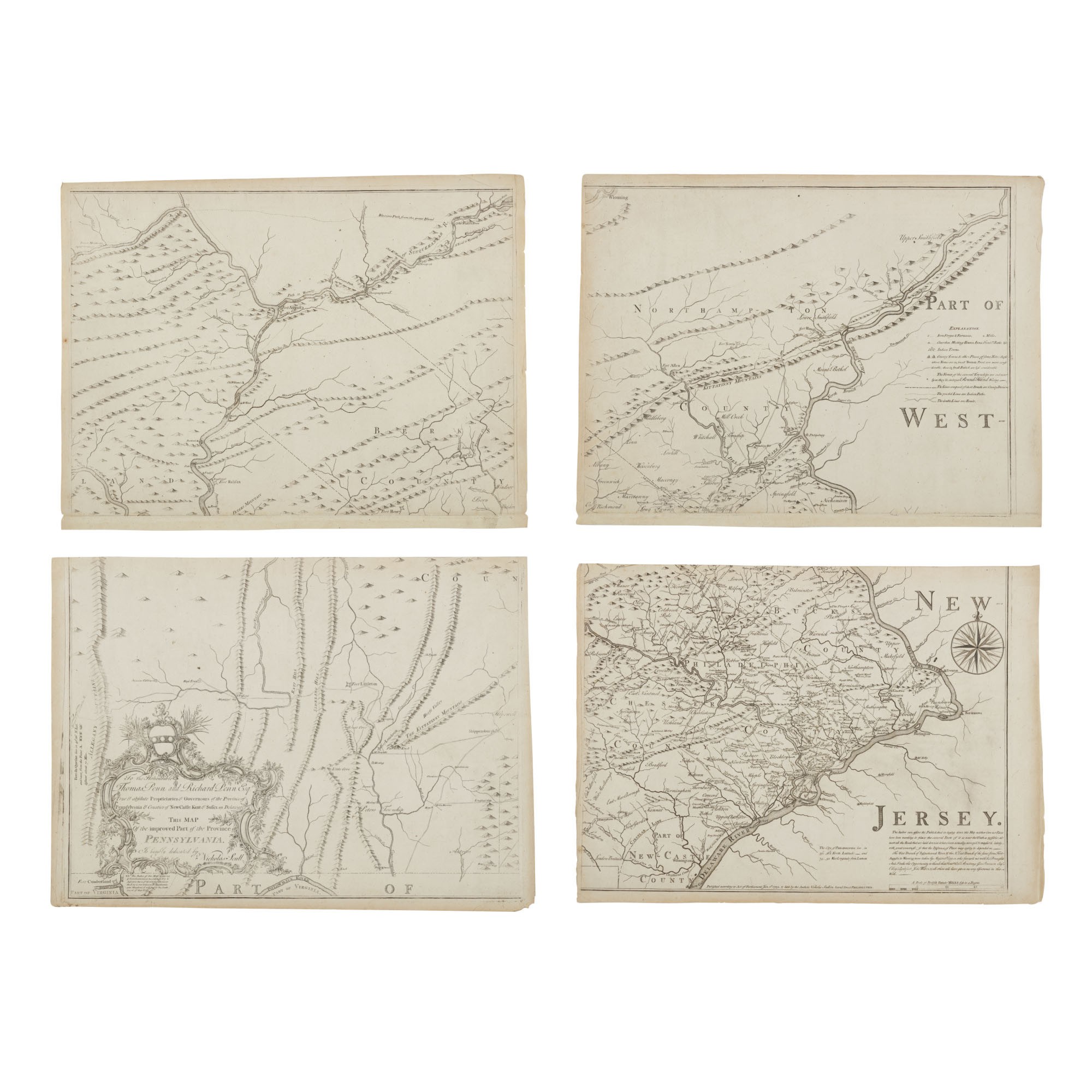 Scull, Nicholas | One of the most important eighteenth-century maps ...