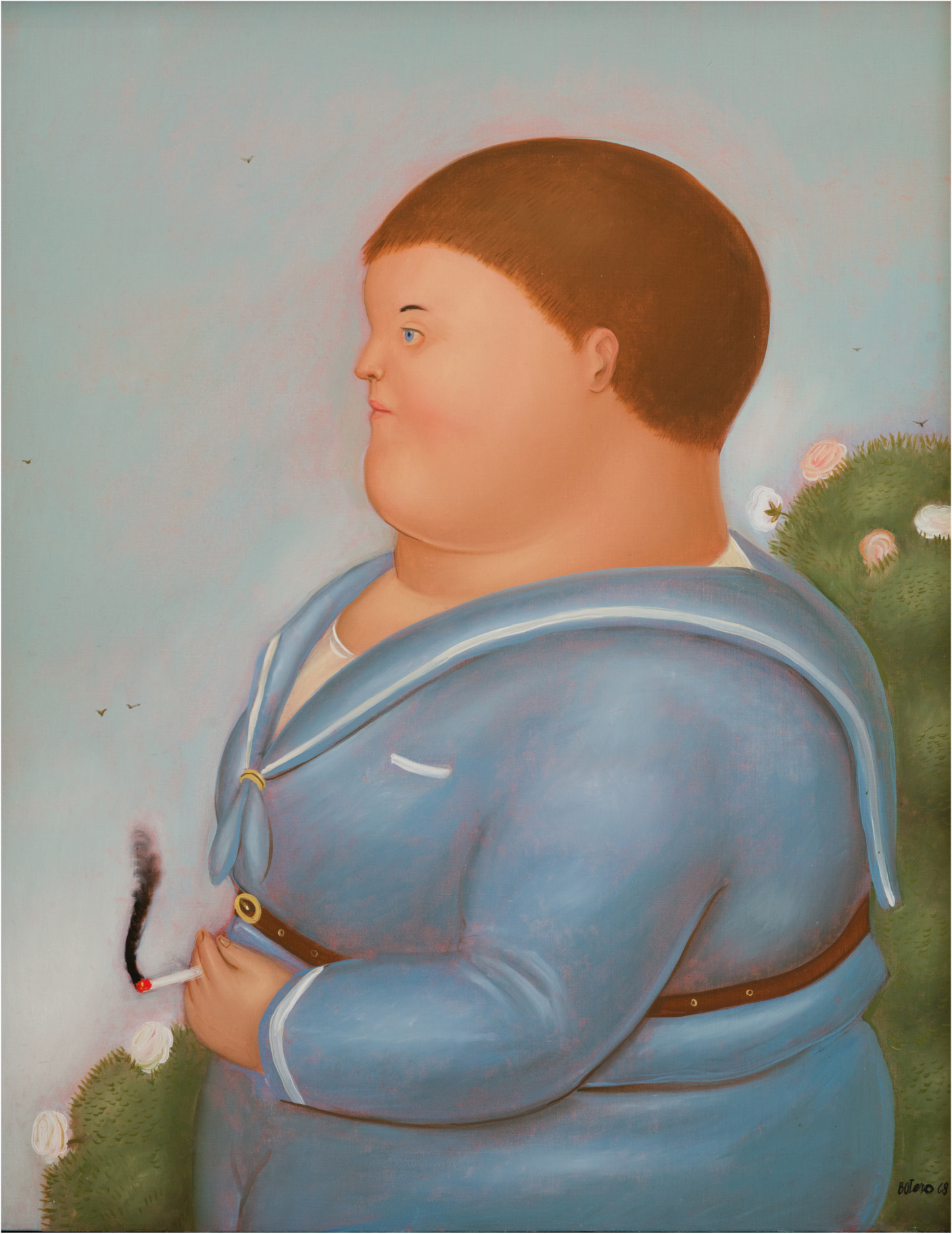 FERNANDO BOTERO | BOY WITH A CIGARETTE | Contemporary Art Day Auction ...