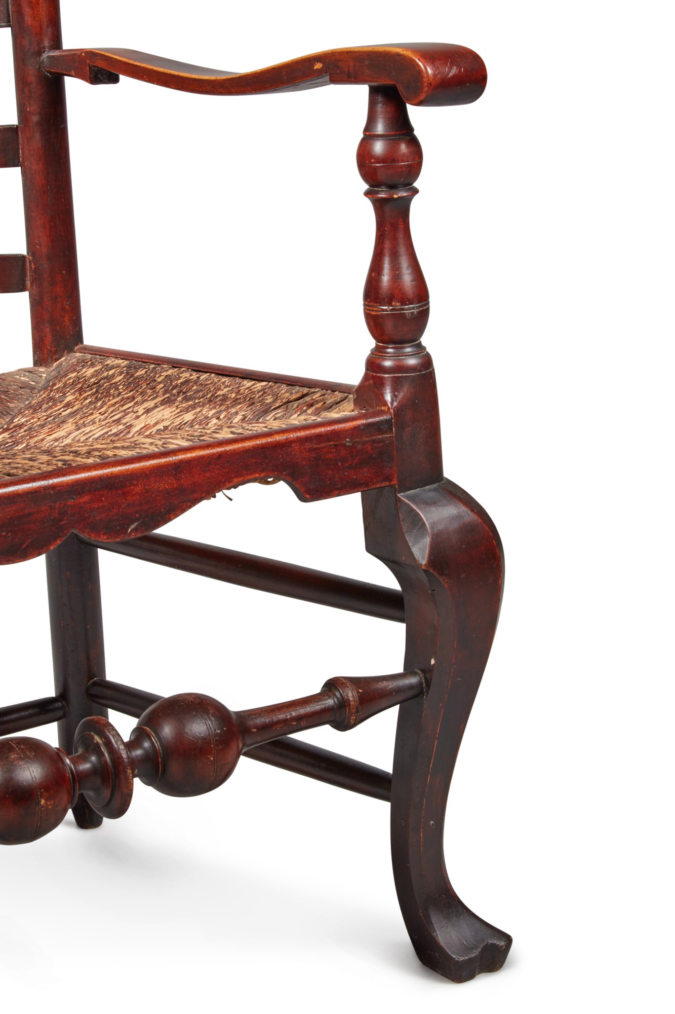 The Stokes Family Very Rare Queen Anne Brown-Painted Brown-Painted ...