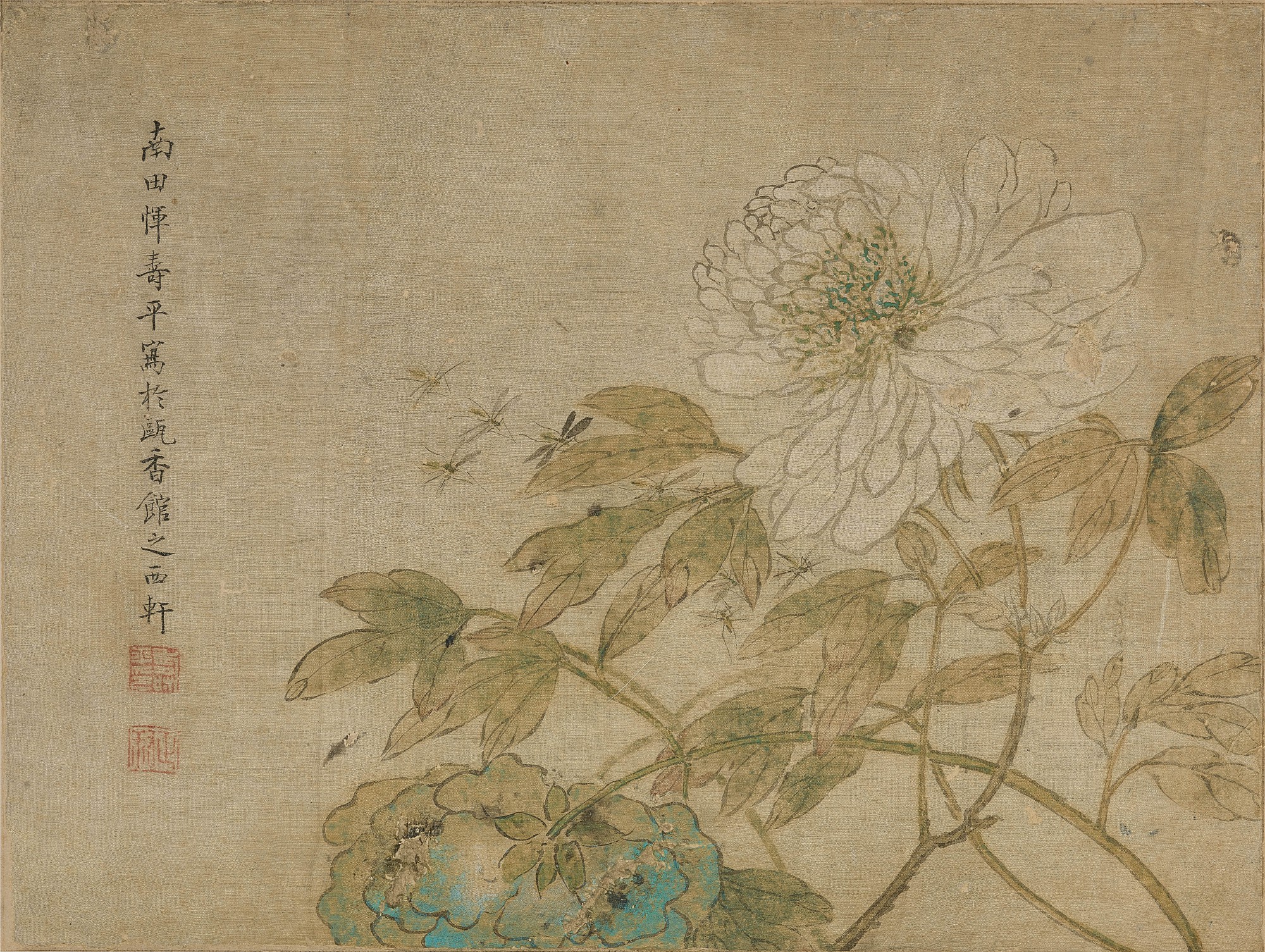 Attributed to Yun Shouping 惲壽平（款）| Flowers 花卉 | Fine Classical Chinese ...