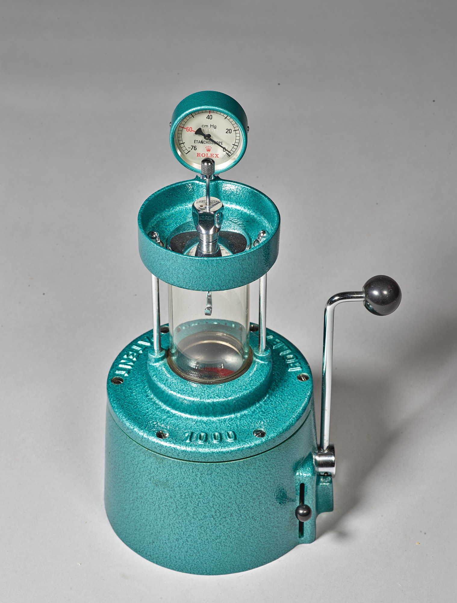 Rolex Reference 1000 An Iron Vacuum Tank For Testing Water Resistance